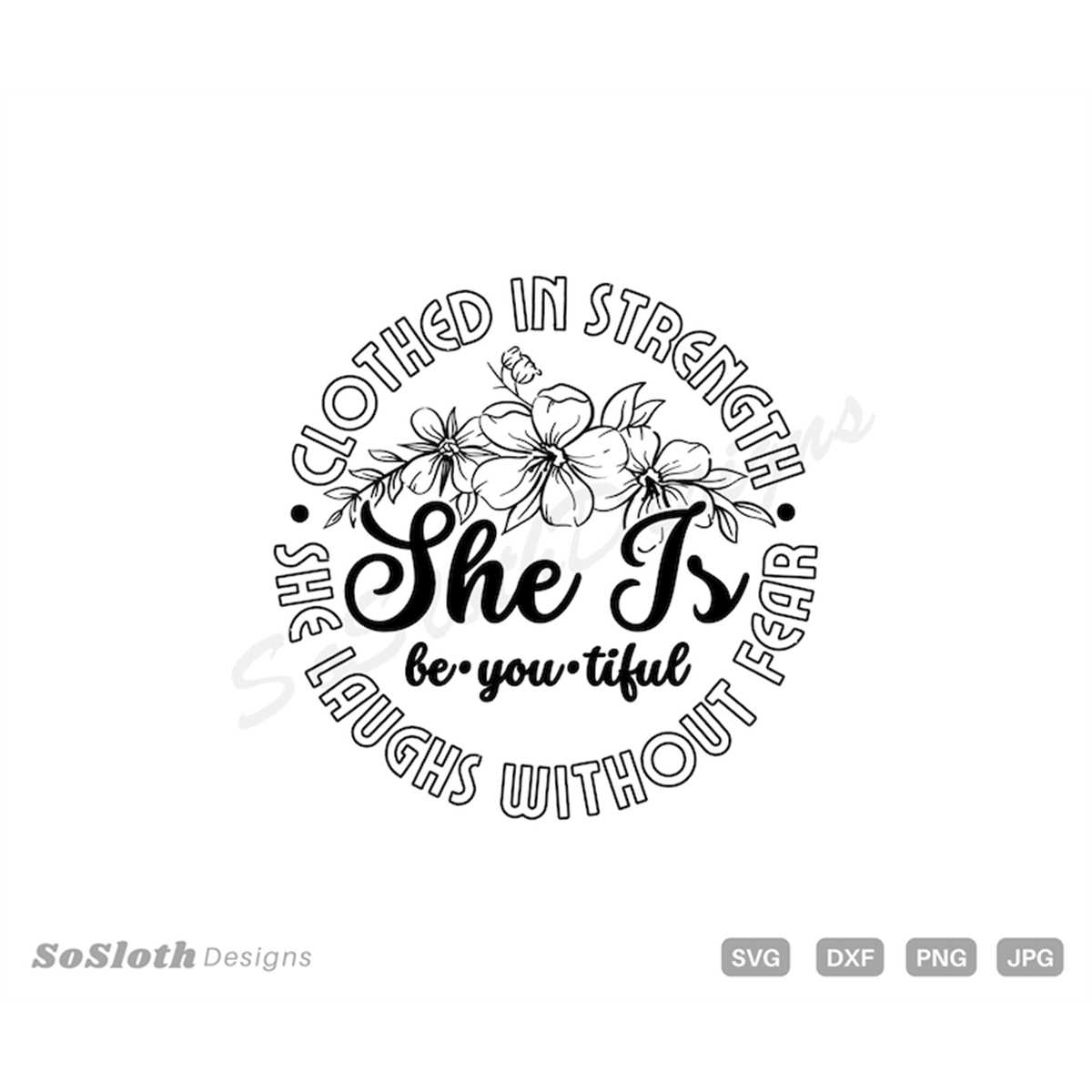 She Is Beautiful svg, png dxf Files, Instant DOWNLOAD for Cr | Inspire ...