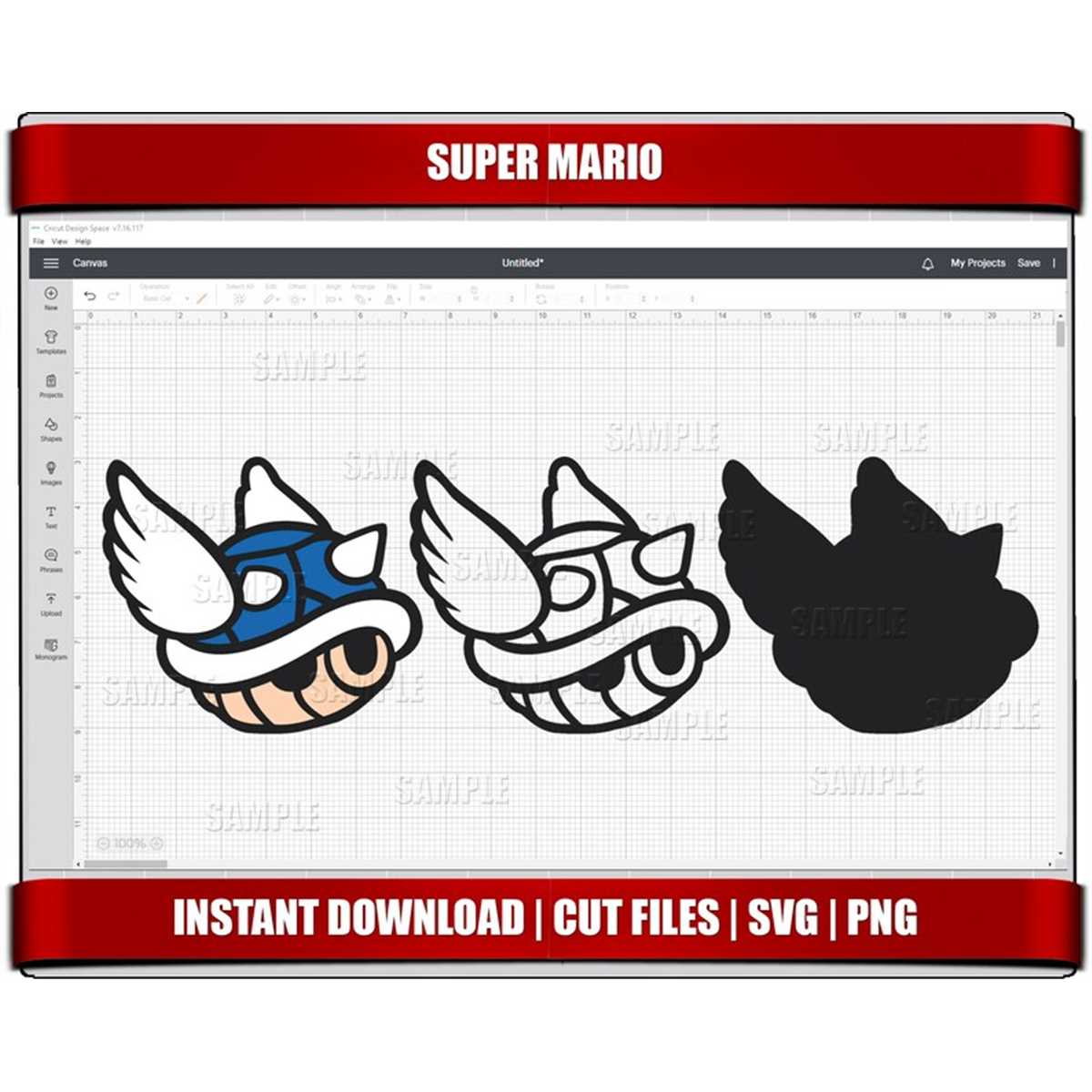 mario svg, mario png clipart, shell svg mario birthday svg f | Inspire ...