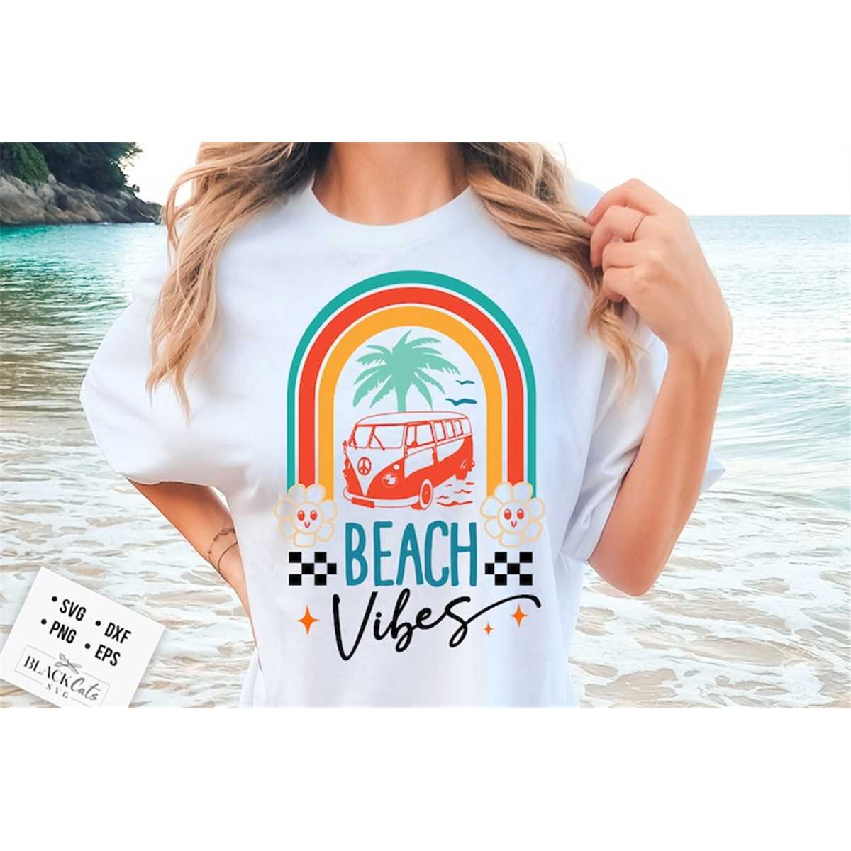 Retro summer svg, Beach vibes svg, Retro beach bus svg, Groo | Inspire ...