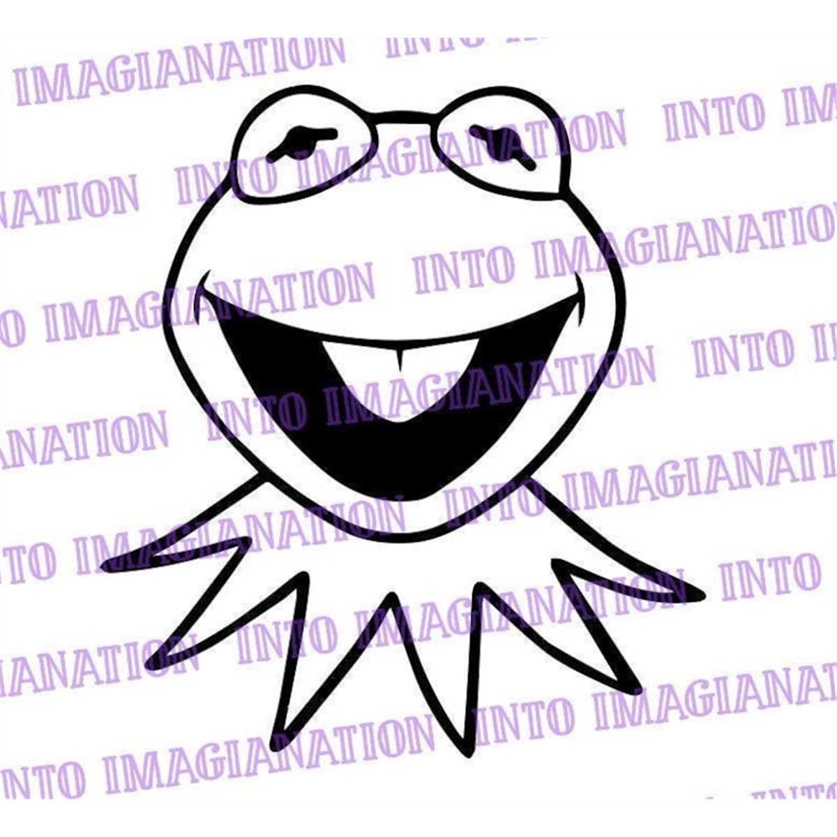 Kermit the Frog | SVG | PNG | PDF | Digital File - Inspire Uplift