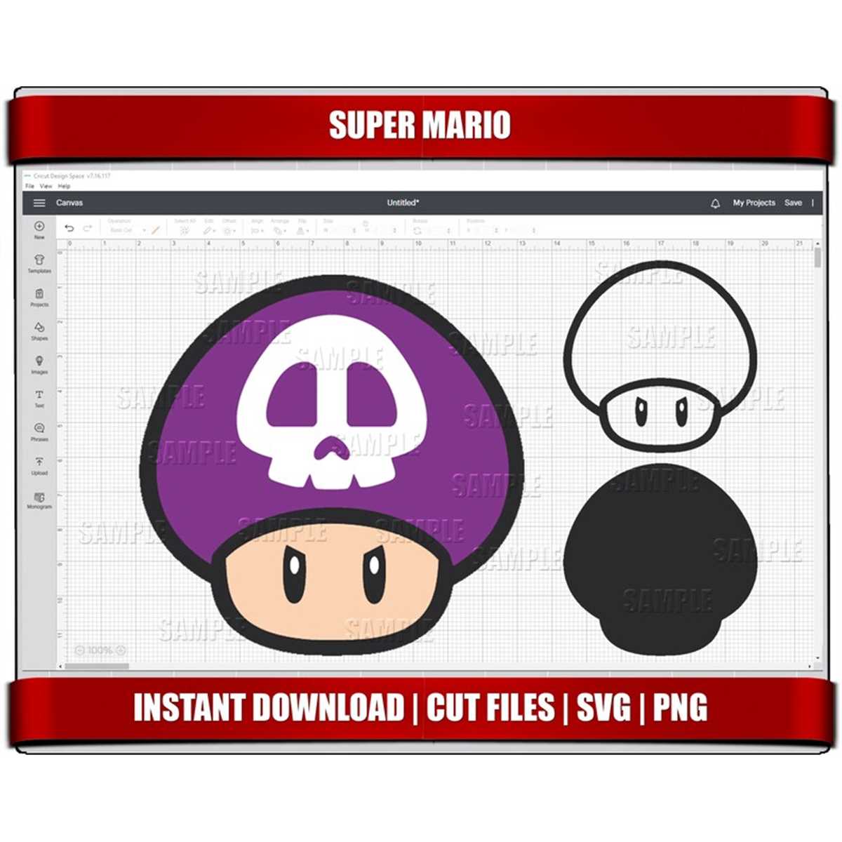 mario svg, mushroom svg png clipart, luigi svg mario birthda | Inspire ...