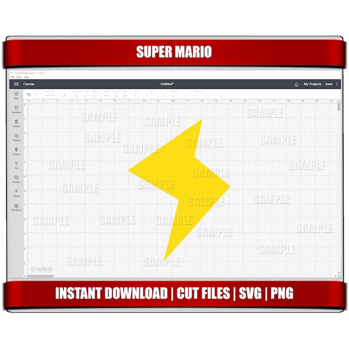mario svg, mario png clipart, lightning svg mario birthday s | Inspire ...