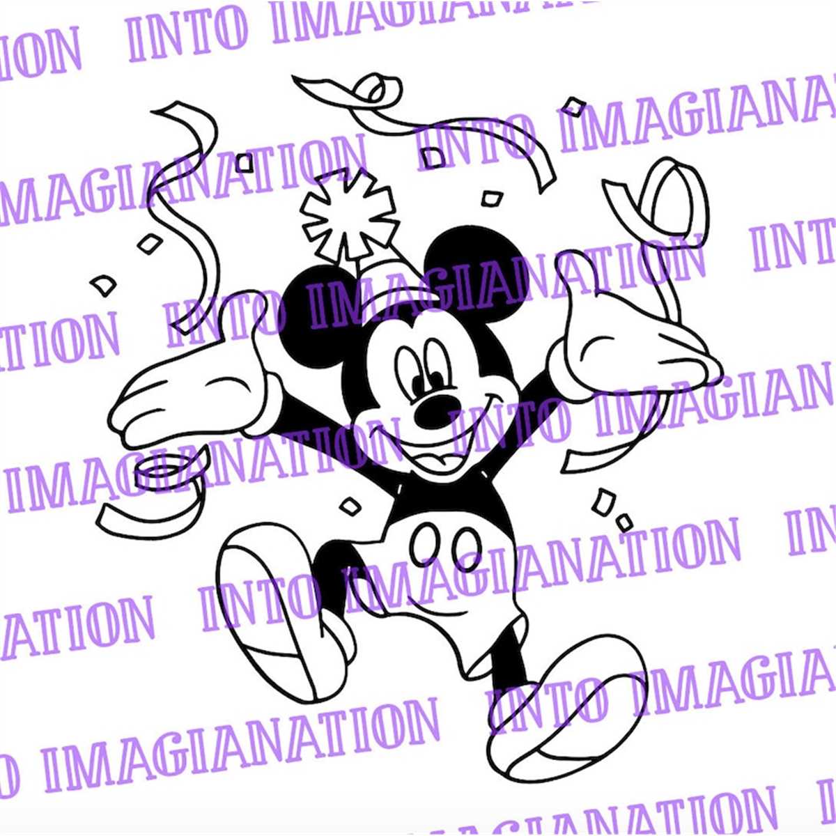 Mickey Mouse Celebration | SVG | PNG | PDF | Digital File | Inspire Uplift