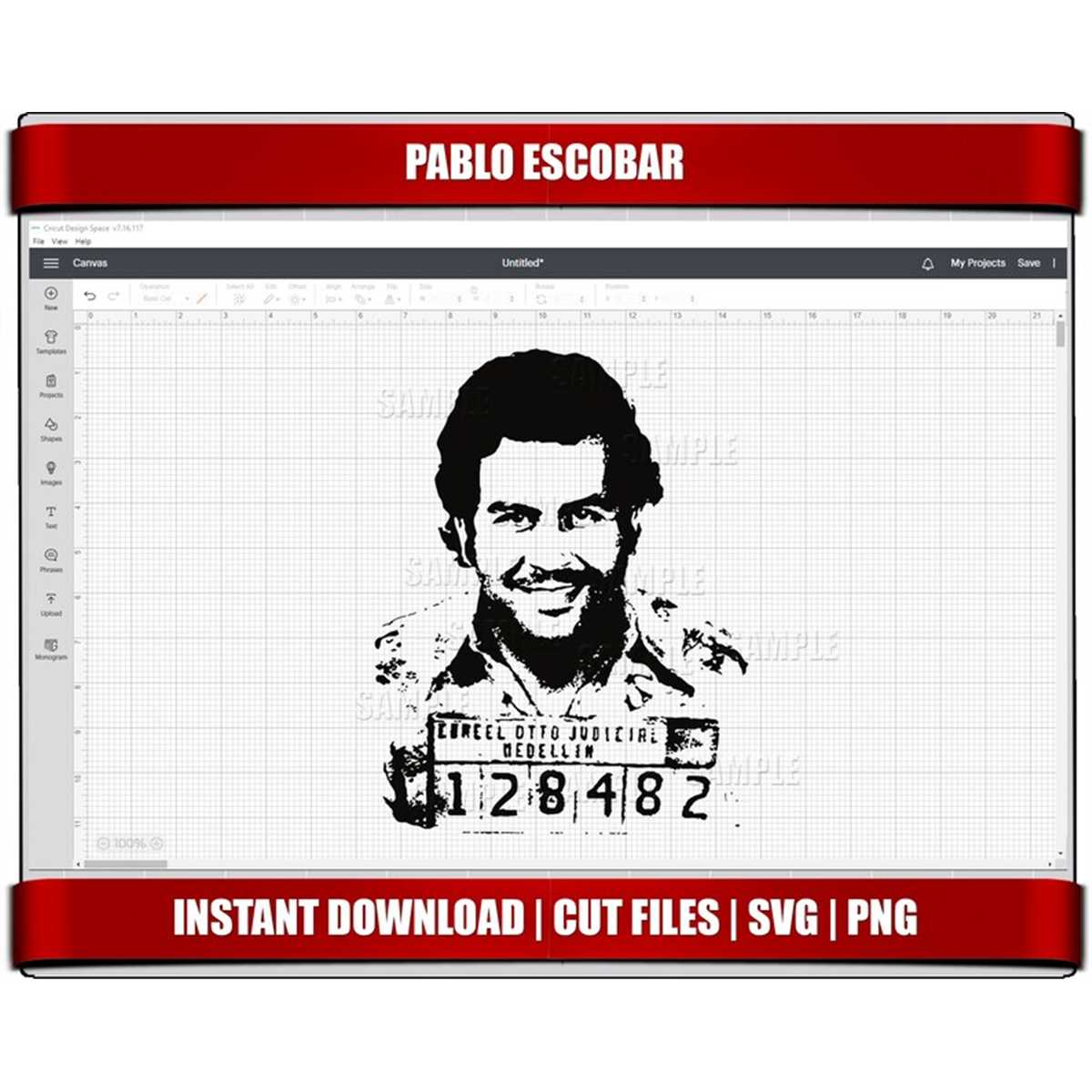 pablo escobar svg, instant download, pablo escobar clipart s - Inspire ...