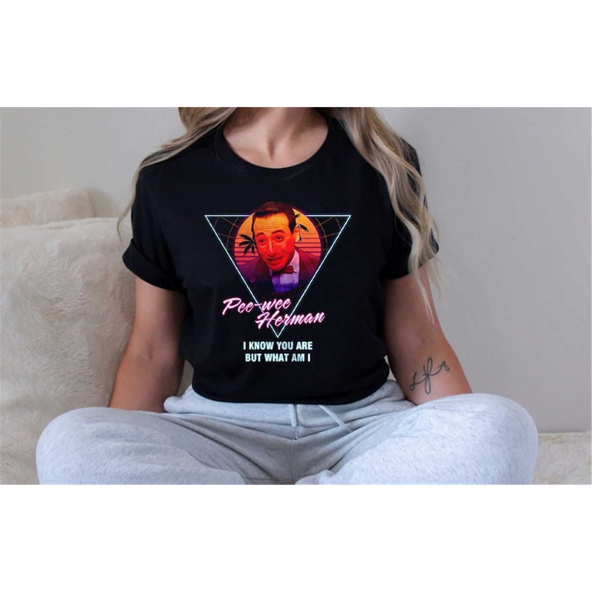 Retro Pee Wee Herman Shirt, Pee-Wee Herman I Know You Are Bu - Inspire ...