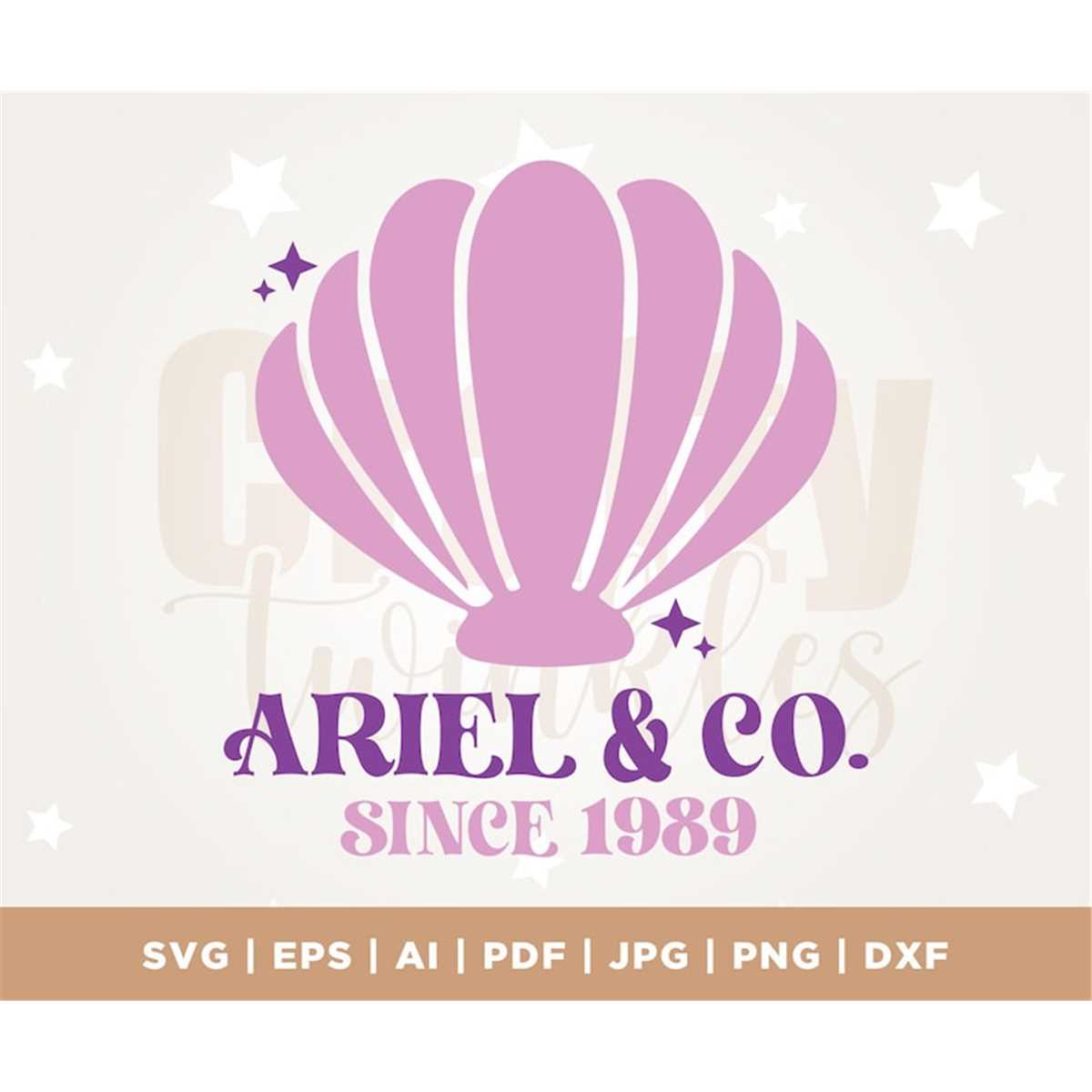 Ariel & Company SVG, Mermaid Svg, Princess Svg, Vinyl Cut Fi - Inspire ...