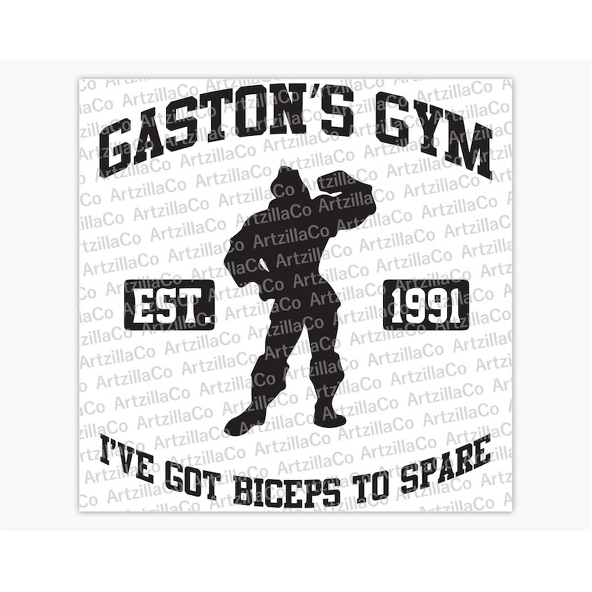 Gaston's Gym | I've got biceps to spare | Beauty and the Bea | Inspire ...
