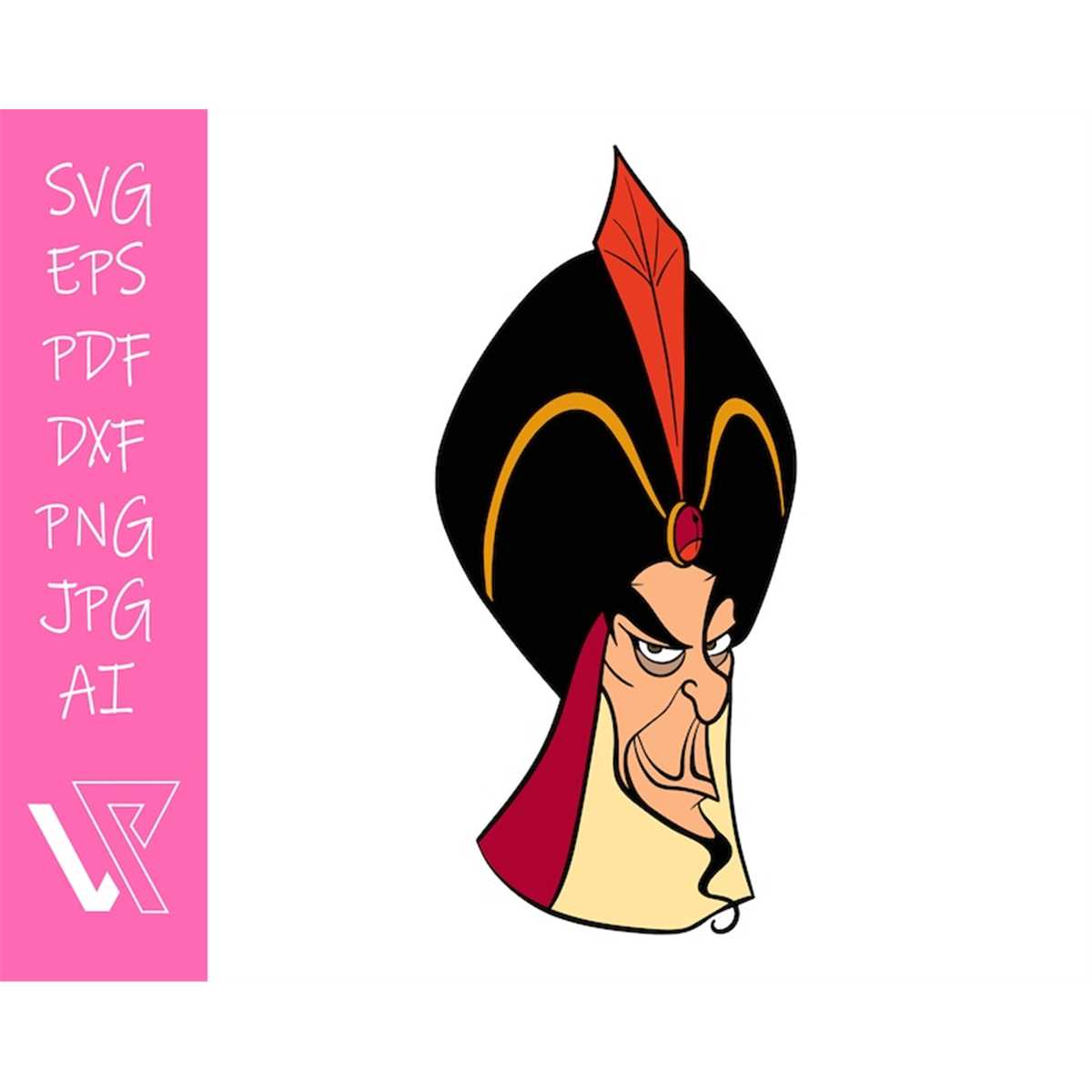 Jafar Aladdin Layered SVG Cricut Cut File Silhouette Vector | Inspire ...