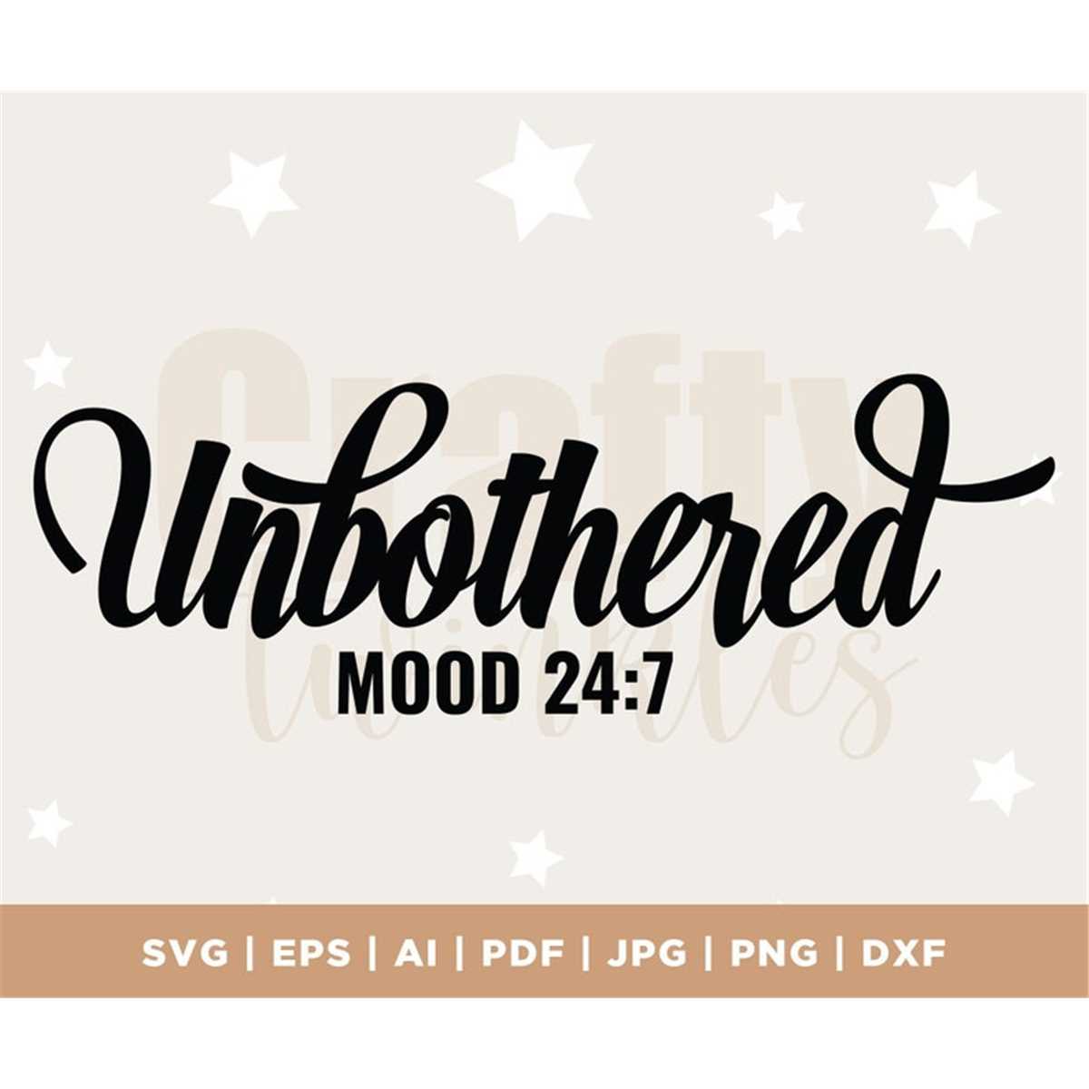 Unbothered Mood SVG, PNG, JPG, Black Beautiful African Ameri - Inspire ...