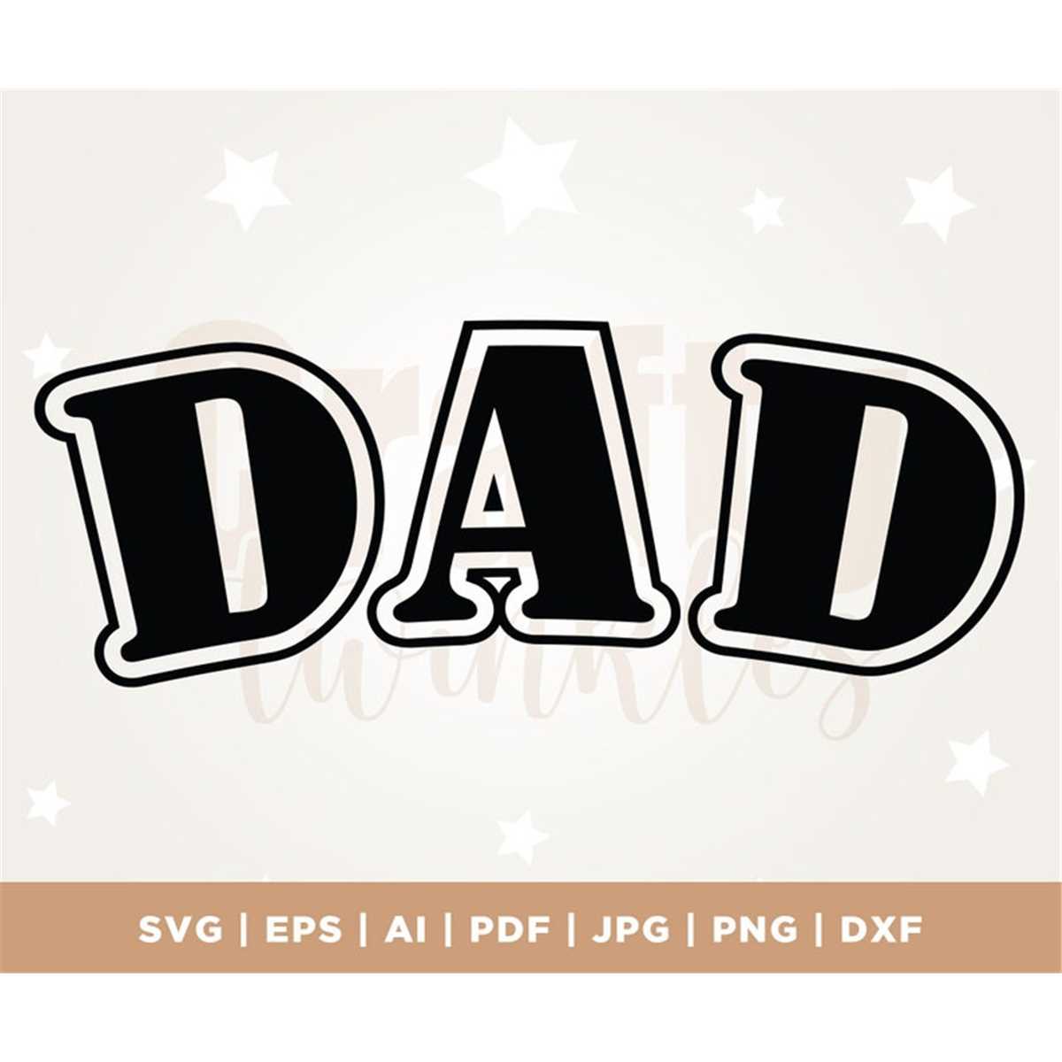 Dad Varsity Font SVG, Fathers Day Svg, Happy Fathers Day, , | Inspire ...