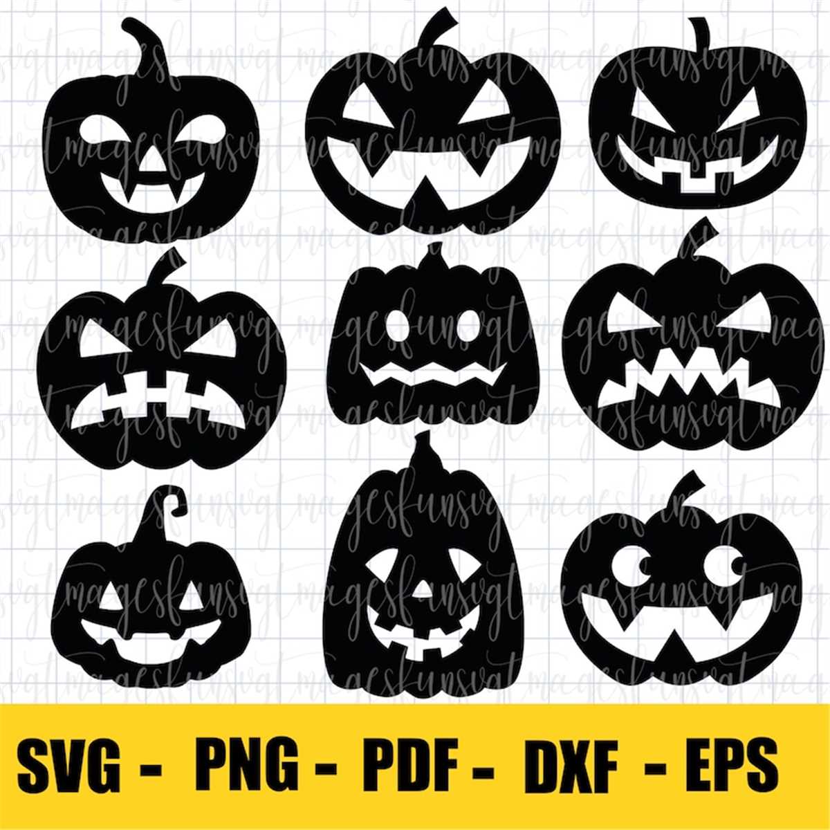 20 Halloween Pumpkin SVG,Pumpkin Face,Carving,Jack O Lantern | Inspire ...