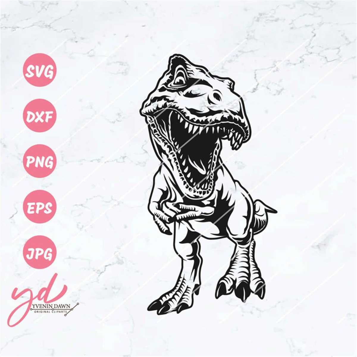 T-Rex Svg | Dino Svg | Dinosaur Svg | Tyrannosaurus Svg | Di | Inspire ...