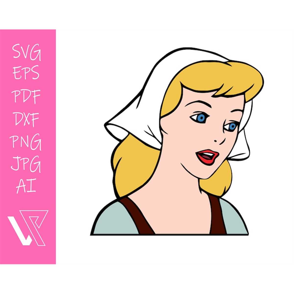 Cinderella Princess Layered SVG Cricut Cut File Silhouette V - Inspire ...