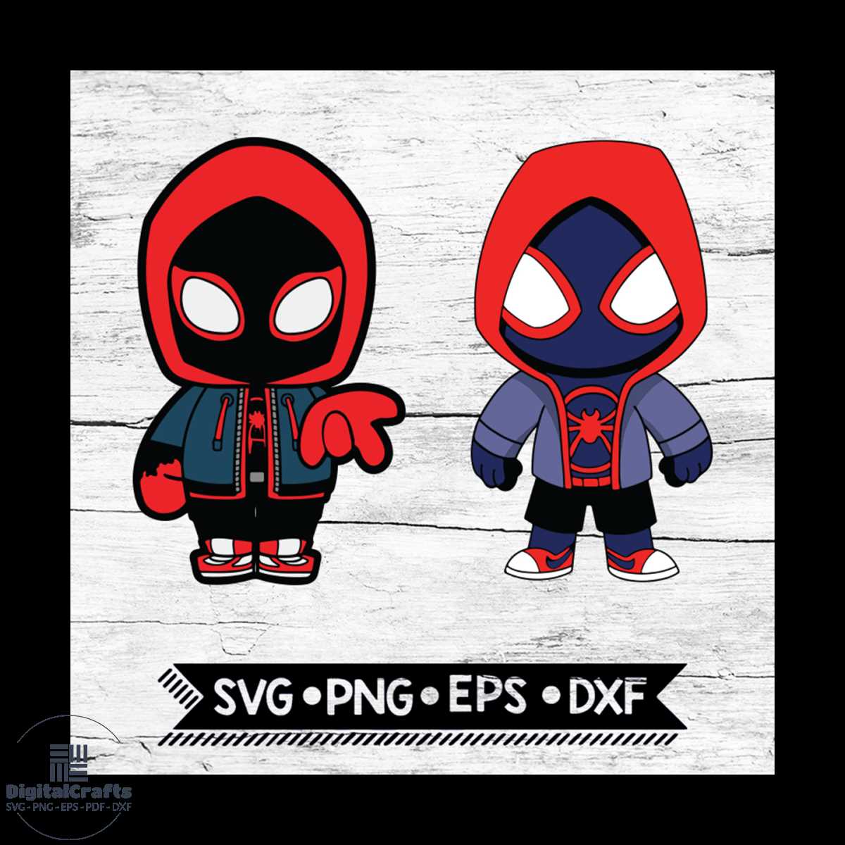 Spiderman, Miles Morales, into Spider verse characters, Marv - Inspire ...