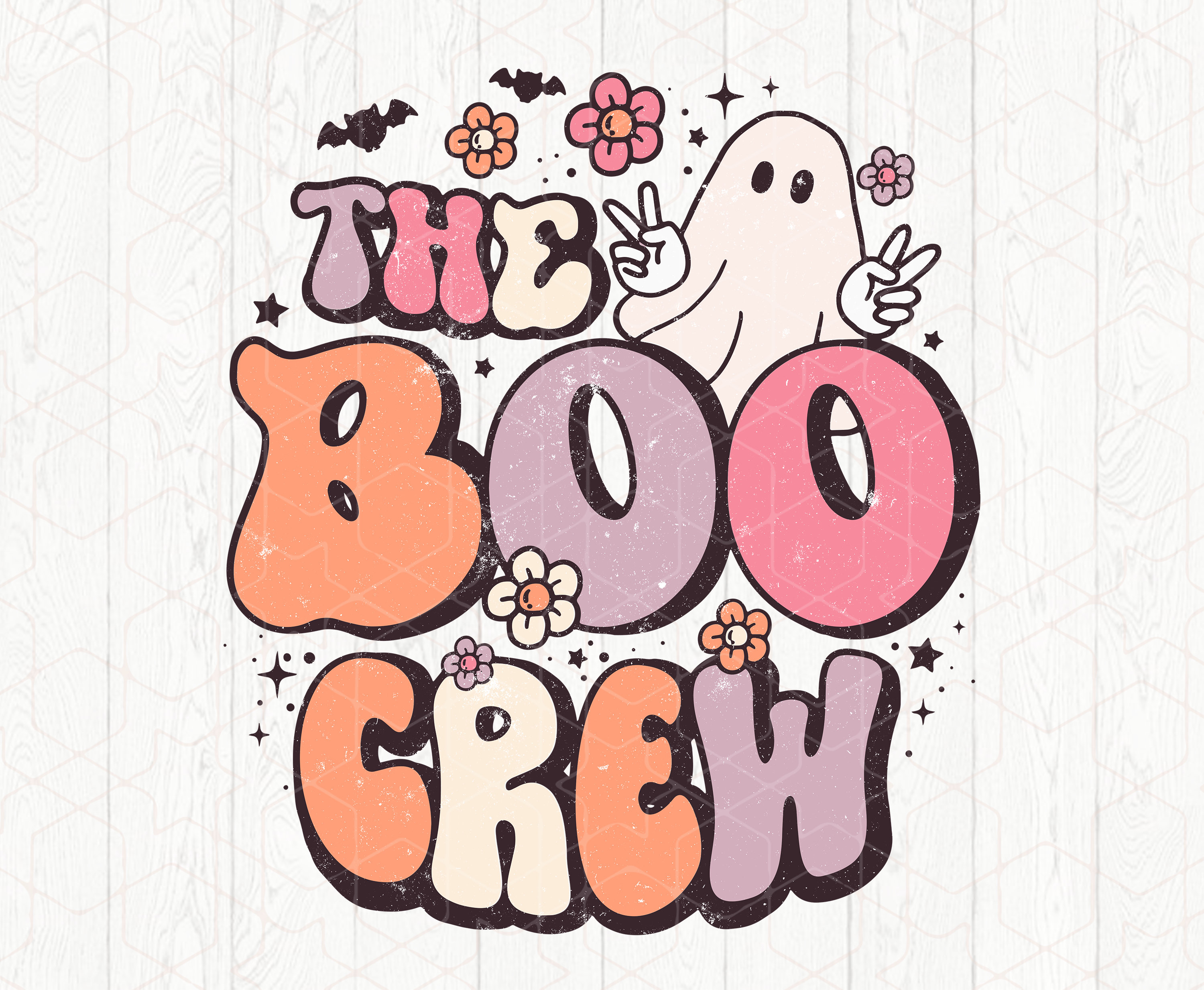 The Boo Crew PNG - Svg file, Spooky , The cute boo Halloween - Inspire ...