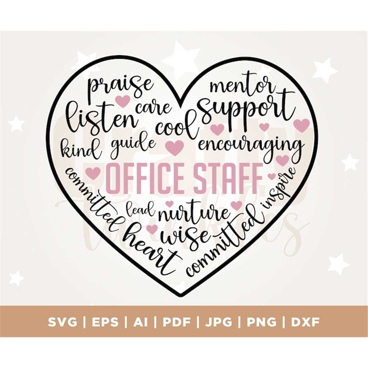 Office Staff heart svg, Office staff svg, Heart svg, Office | Inspire ...