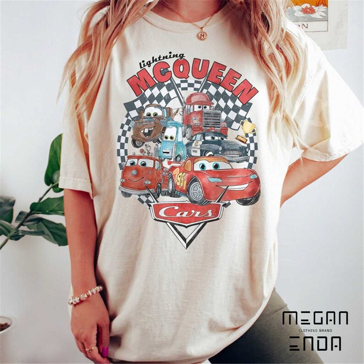 Retro Lightning Mcqueen Shirt, Vintage Disney Cars Shirt, Ca | Inspire ...