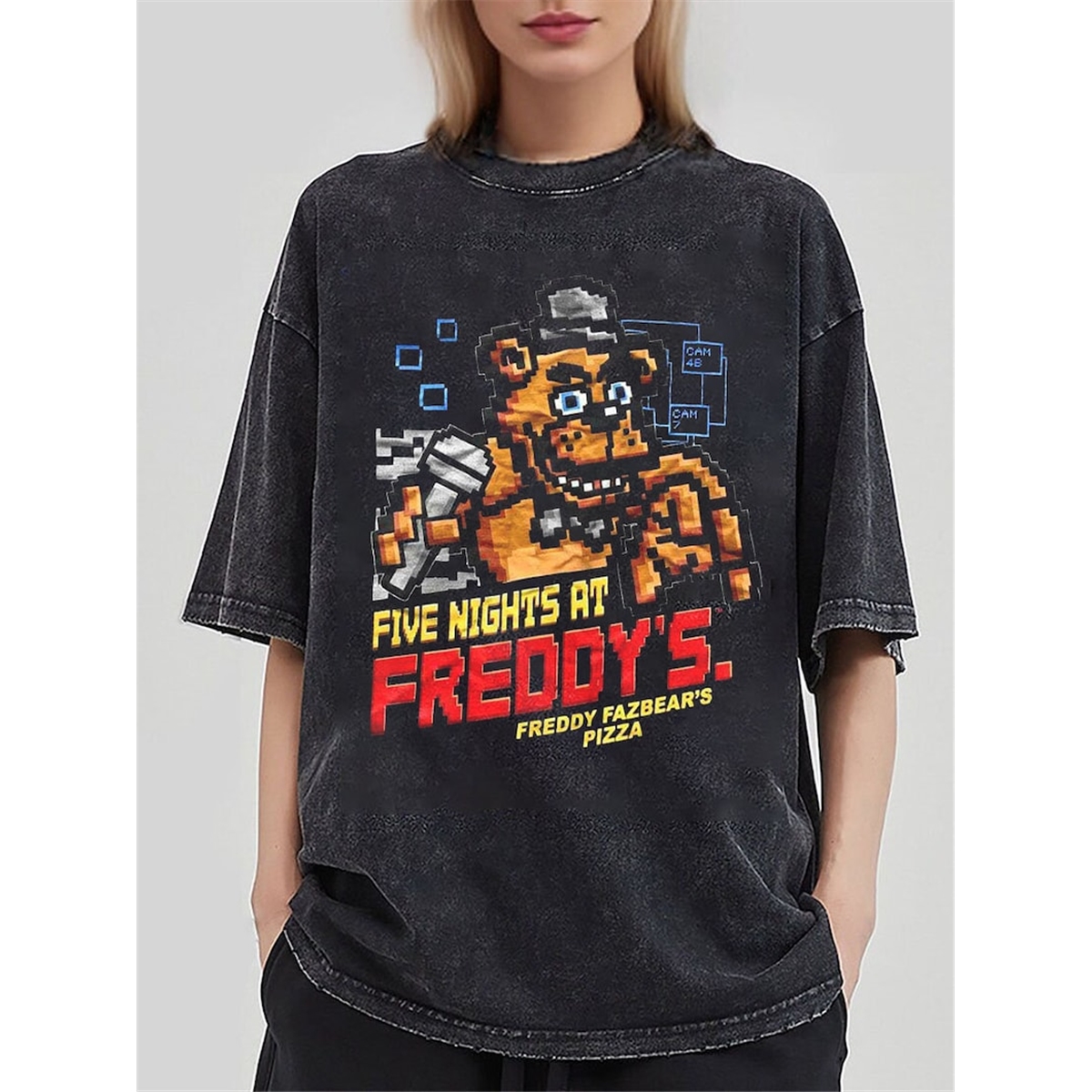 Five Nights At Freddy's T-Shirt, Freddy Fazbear Bonnie Chica | Inspire ...
