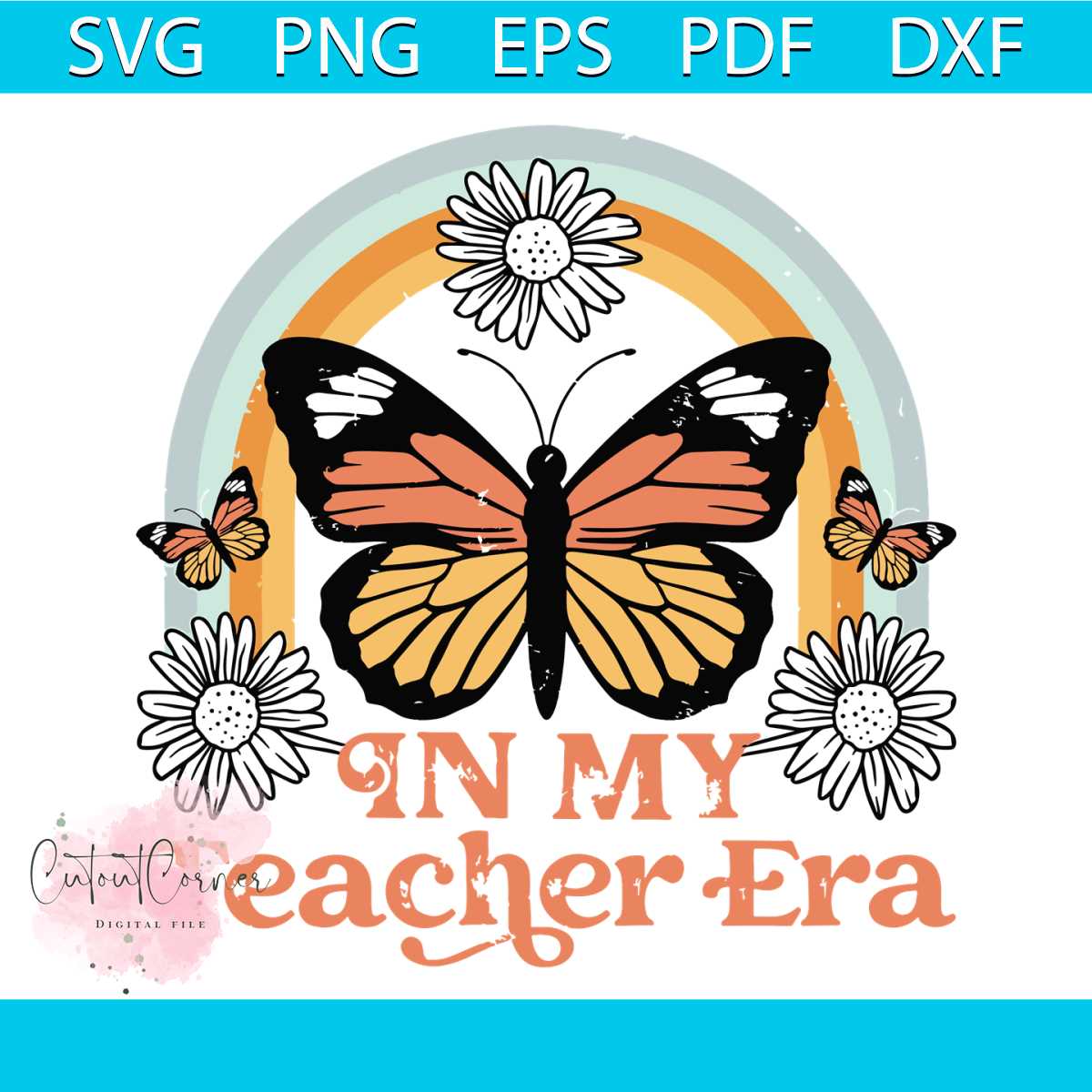 In My Teacher Era SVG Teacher Appreciation SVG Digital File | Inspire ...