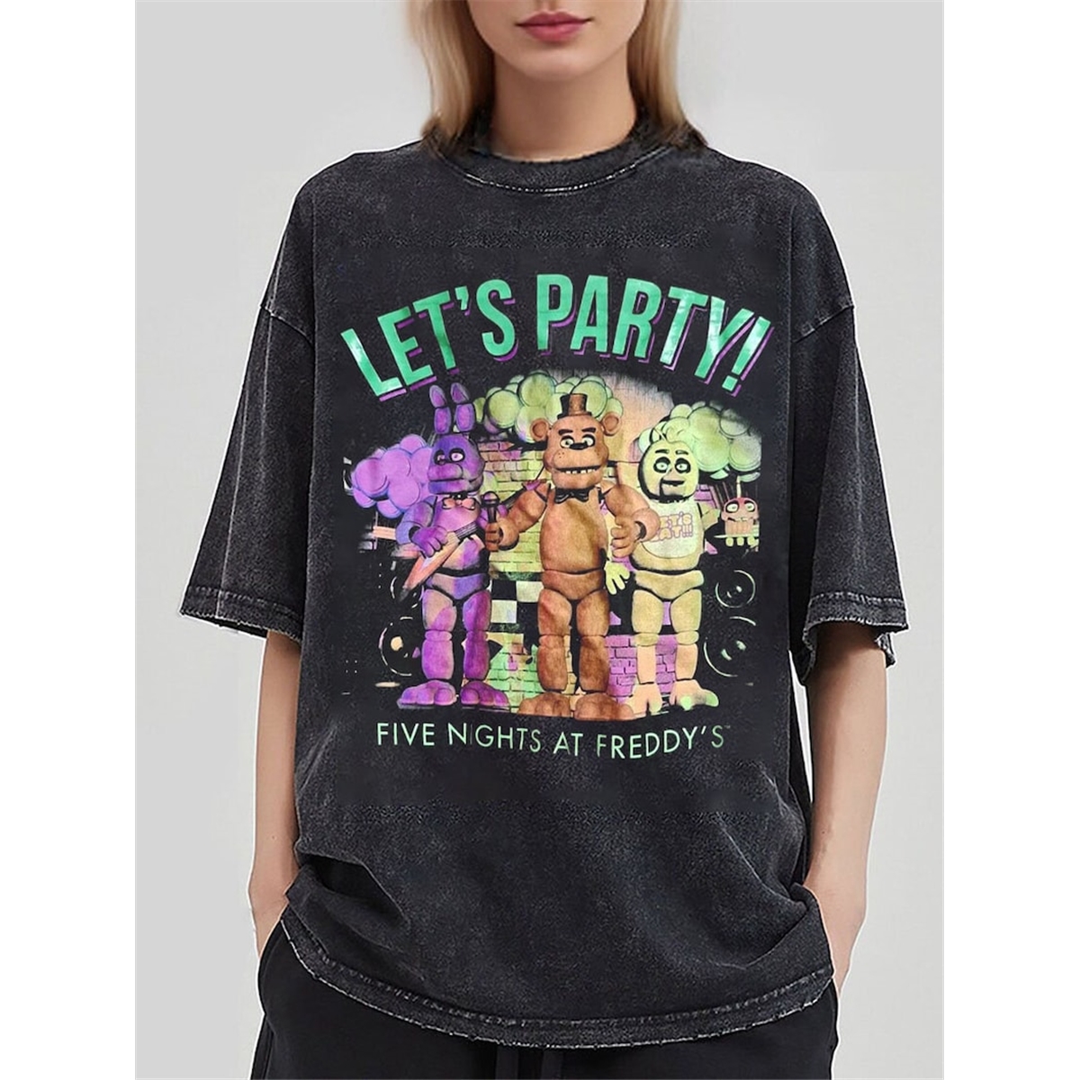 Rare Five Nights At Freddys Lets party T-shirt, Fnaf Freddy | Inspire ...