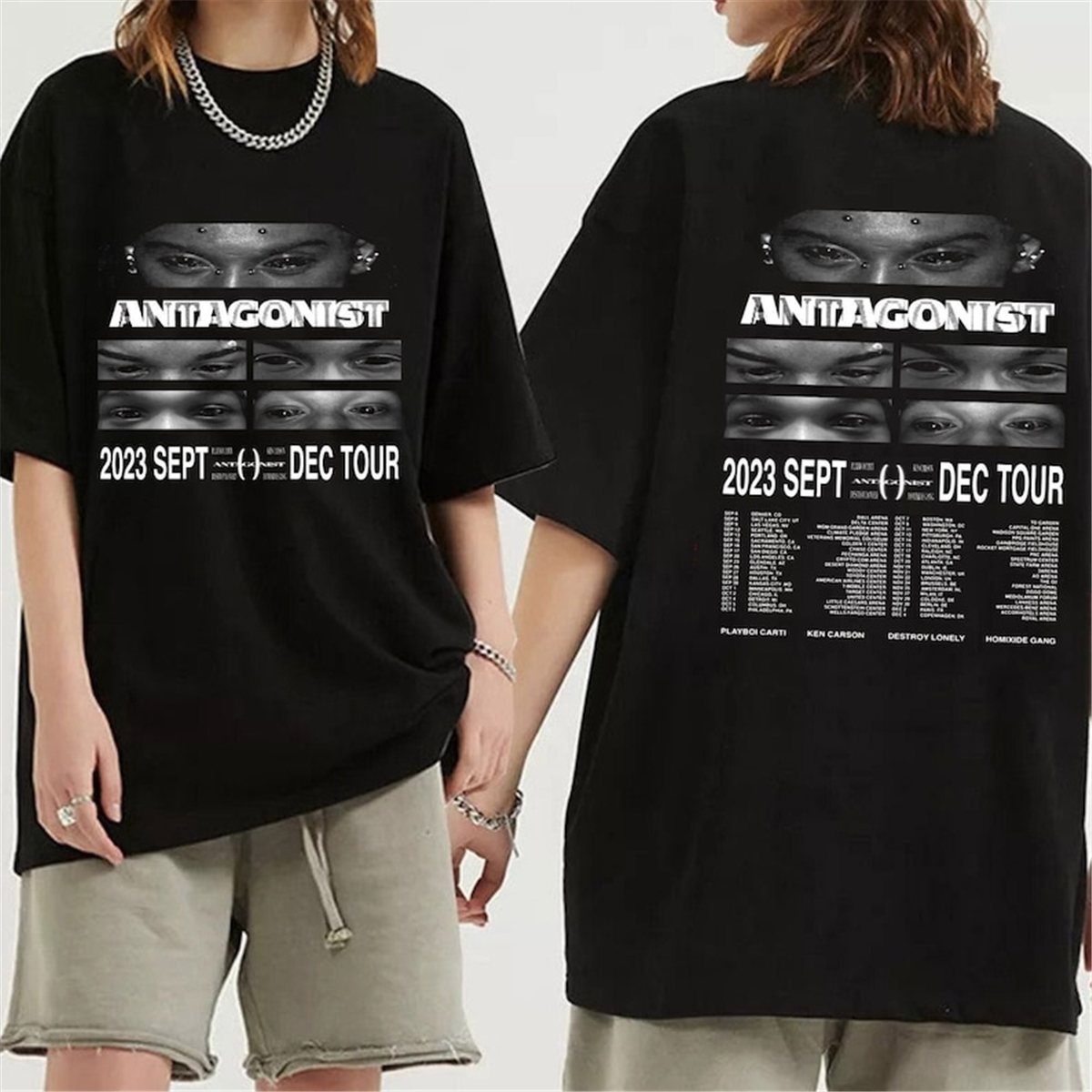 Playboi Carti Antagonist Tour 2023 Shirt, Playboi Carti Fan | Inspire Uplift