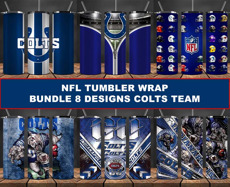 Colts Tumbler Wrap , Football Tumbler Png ,Nfl Tumbler Wrap | Inspire ...