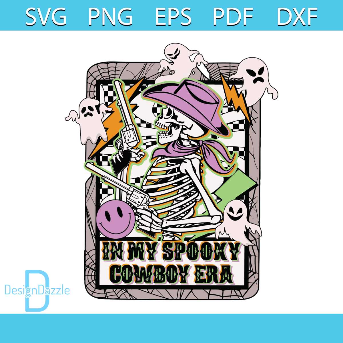 Retro Halloween In My Spooky Cowboy Era SVG Digital File - Inspire Uplift