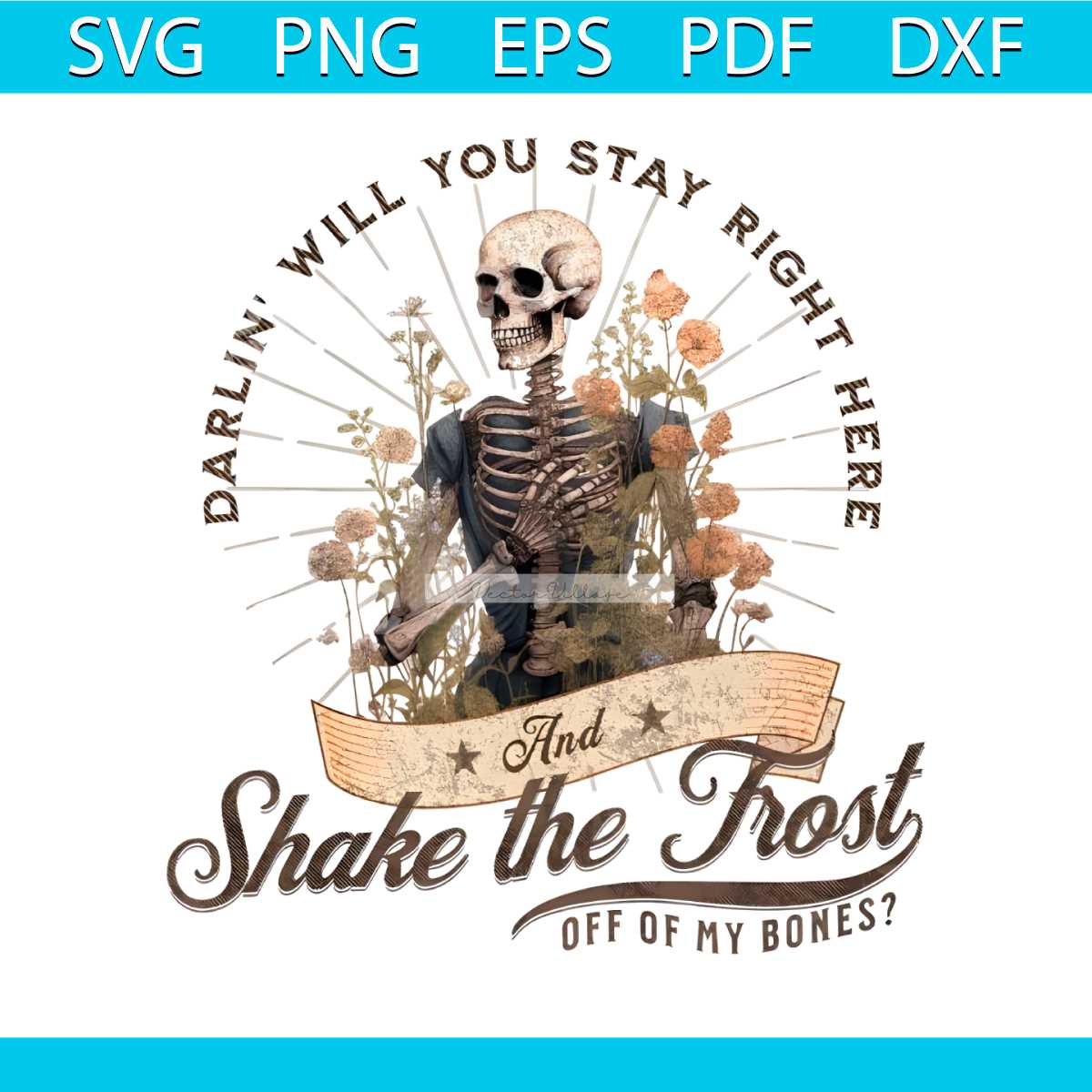 Shake the Frost Tyler Childers PNG Sublimation Download | Inspire Uplift