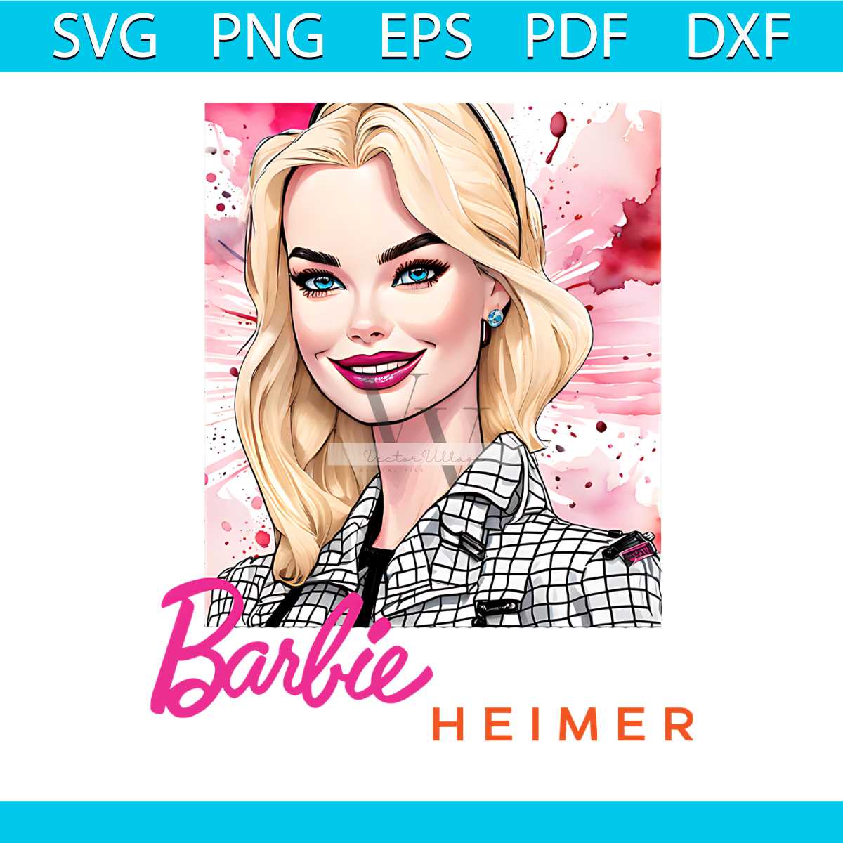 Barbie Heimer Barbenheimer Movie 2023 PNG Silhouette File | Inspire Uplift