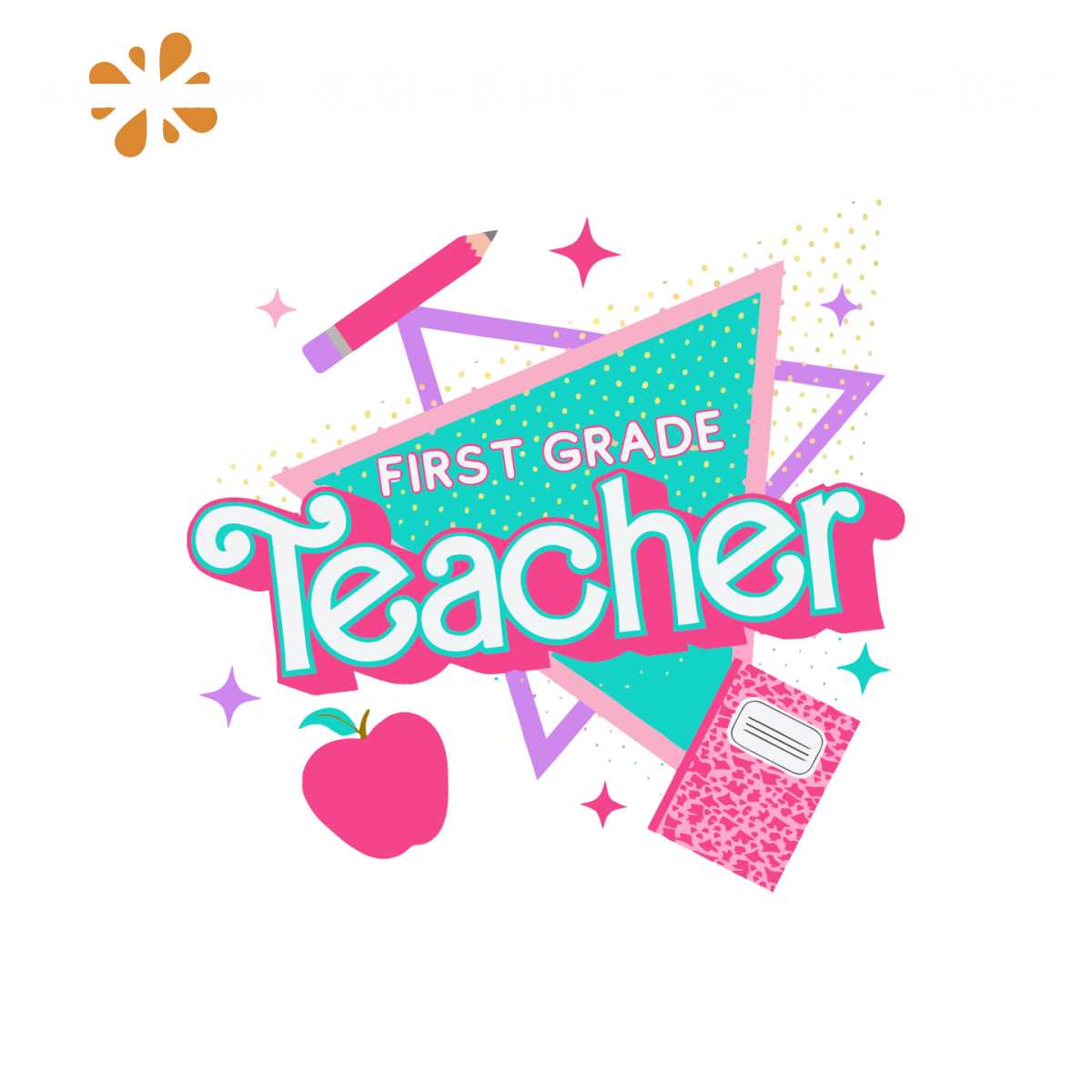 First Grade Teacher SVG Welcome Back To School SVG Digital F | Inspire ...