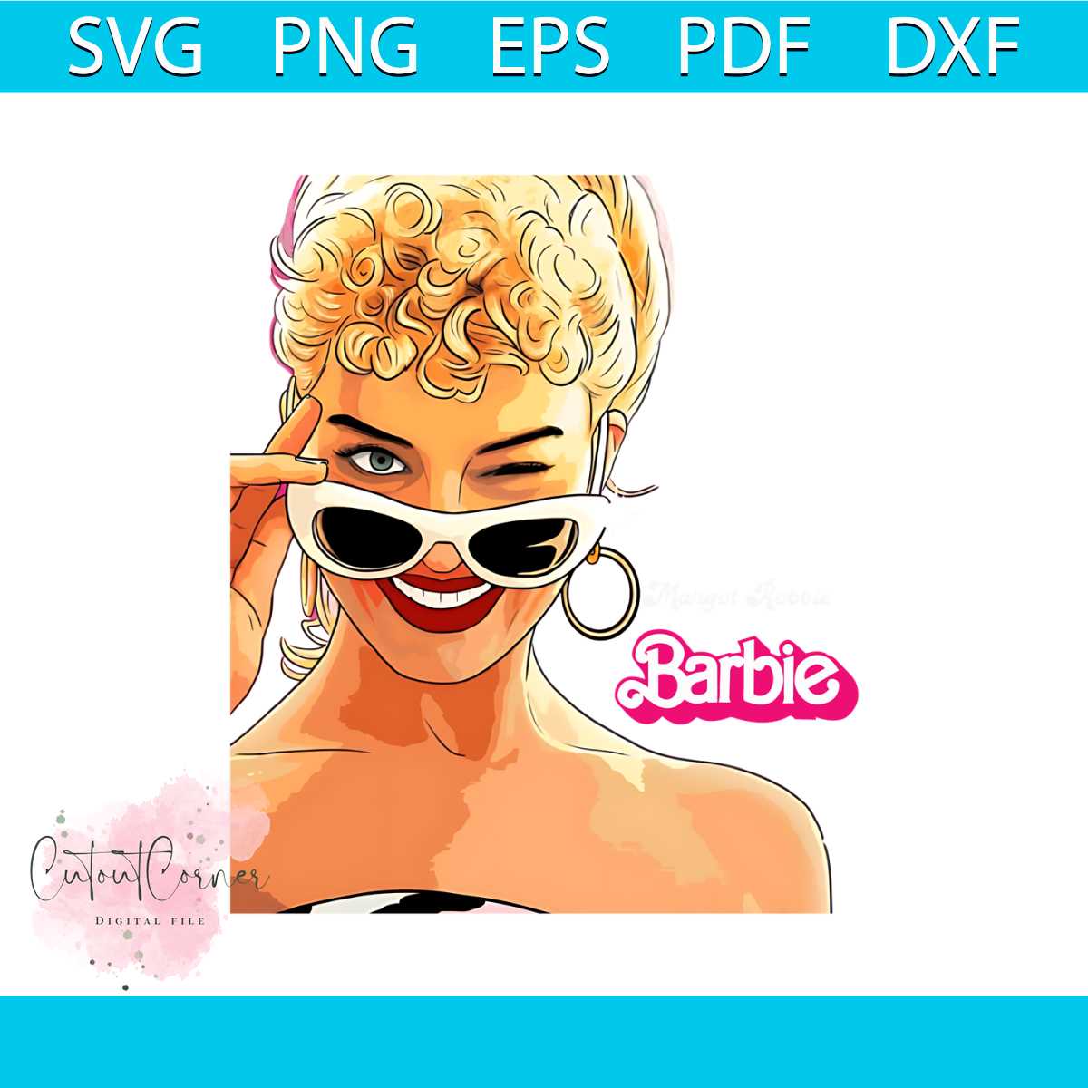 Vintage Margot Robbie PNG Barbie Movie 2023 PNG Download | Inspire Uplift