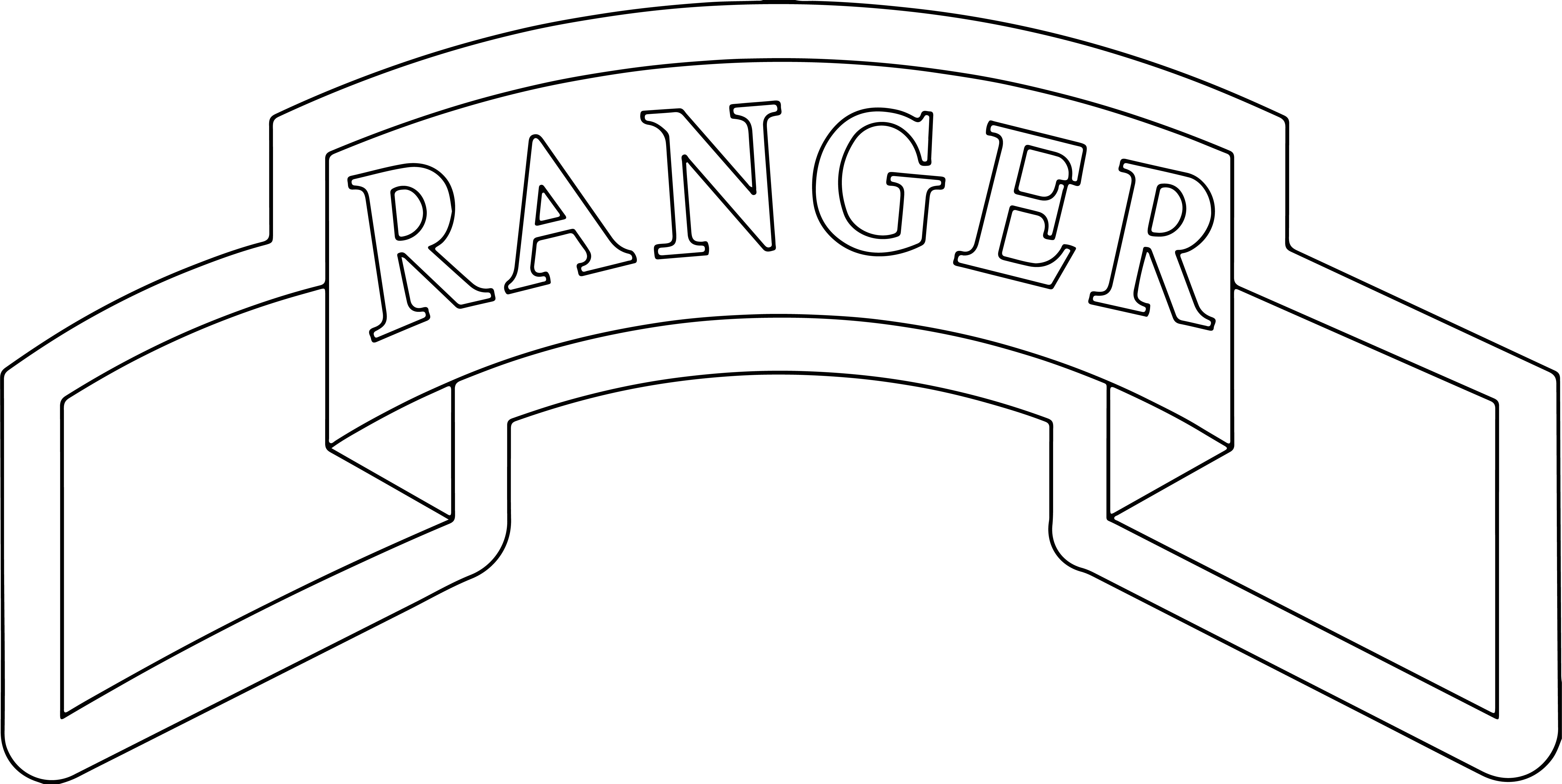 Ranger-Scroll vector file for laser engraving, cnc router, c | Inspire ...