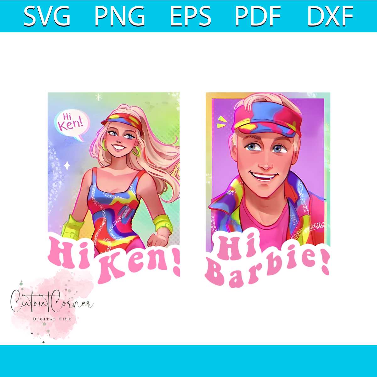 Barbie And Ken Couple PNG Barbie Movie PNG Download | Inspire Uplift