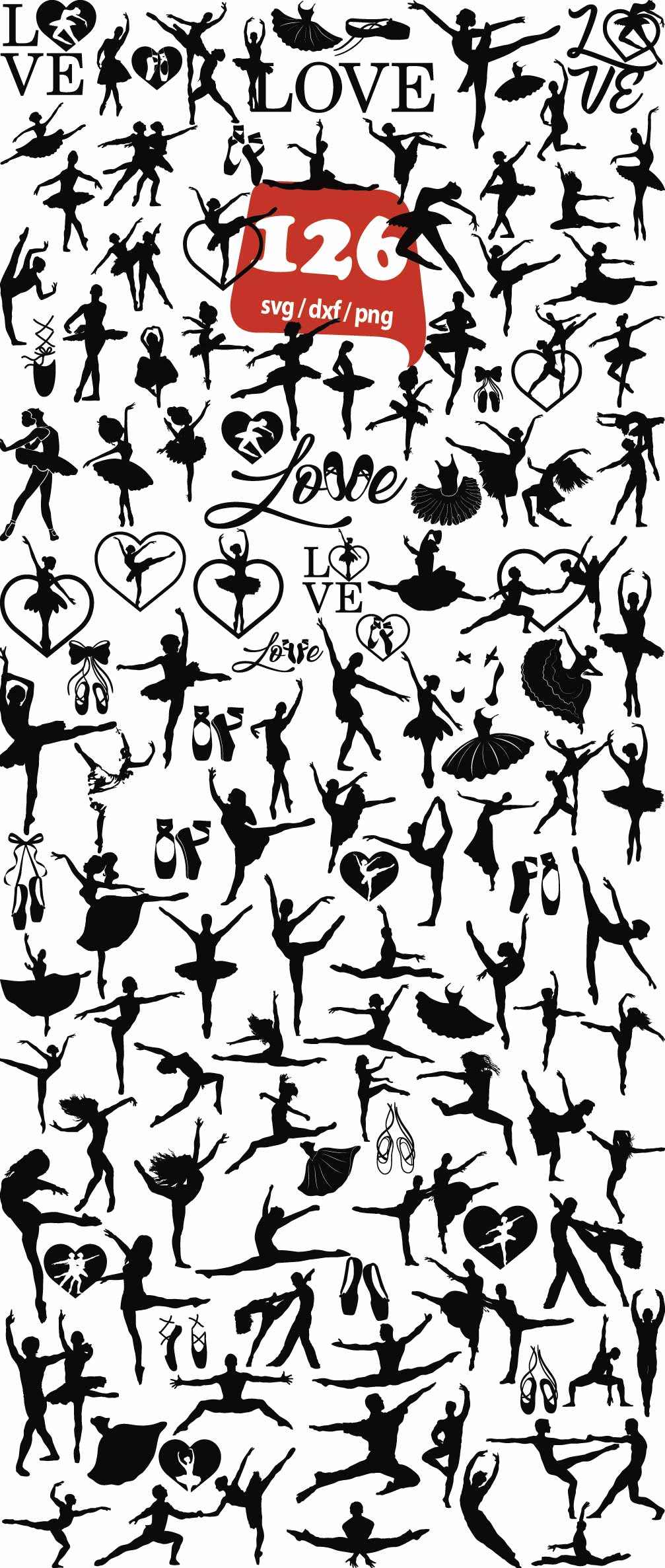 Ballet SVG Bundle, Ballet svg, Ballerina Svg, Ballet Dancer - Inspire ...