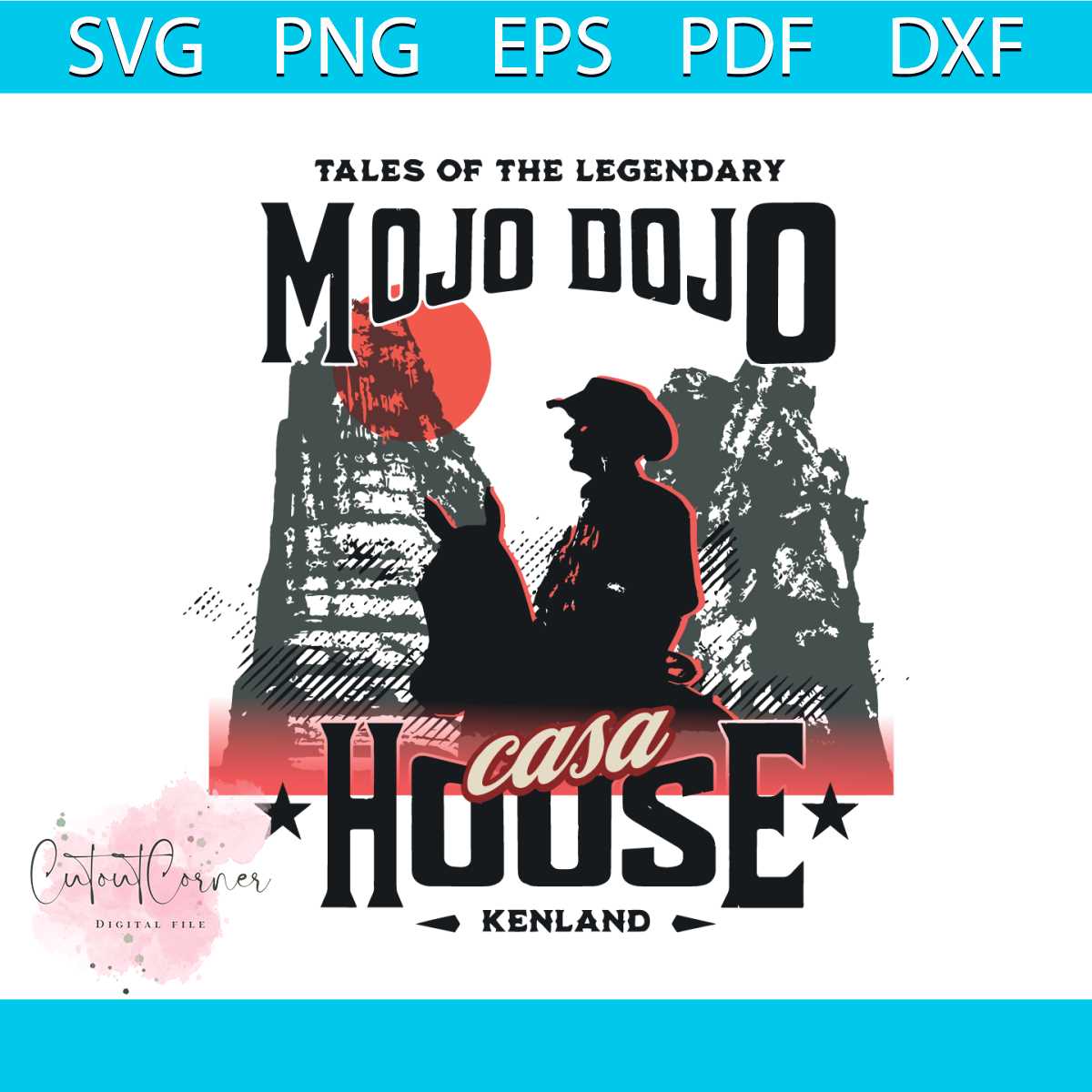 Mojo Dojo Casa House BarbenHeimer SVG Digital Cricut File | Inspire Uplift