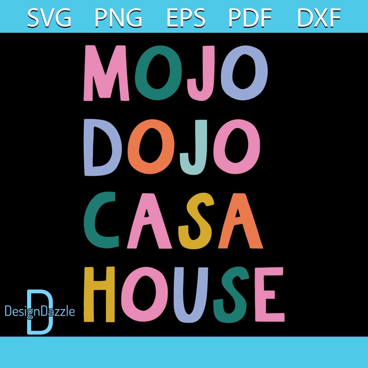 Retro Funny Mojo Jojo Casa House SVG Digital Cricut File - Inspire Uplift