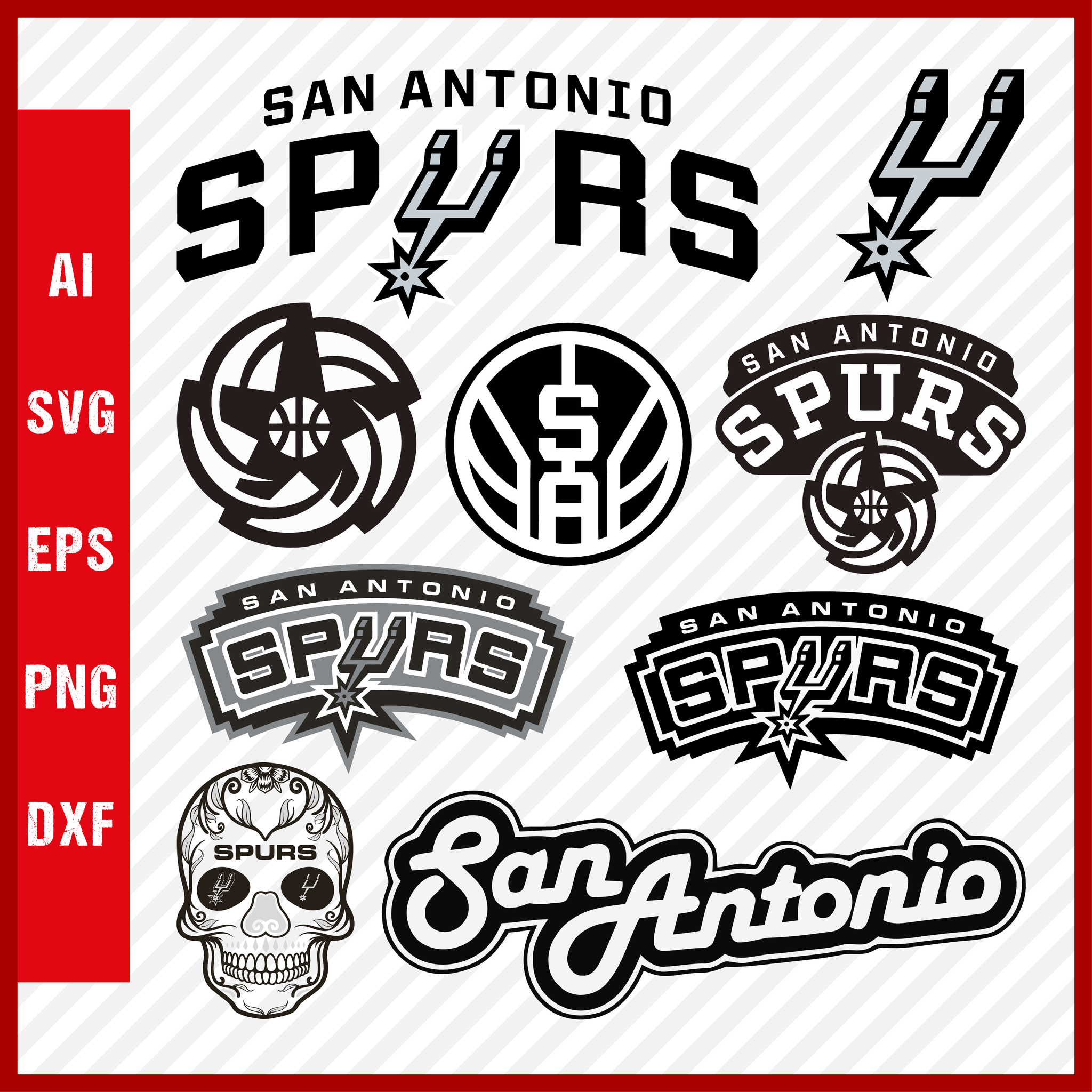 San Antonio Spurs Logo, Spurs Symbol, Spurs Logo Transparent - Inspire ...
