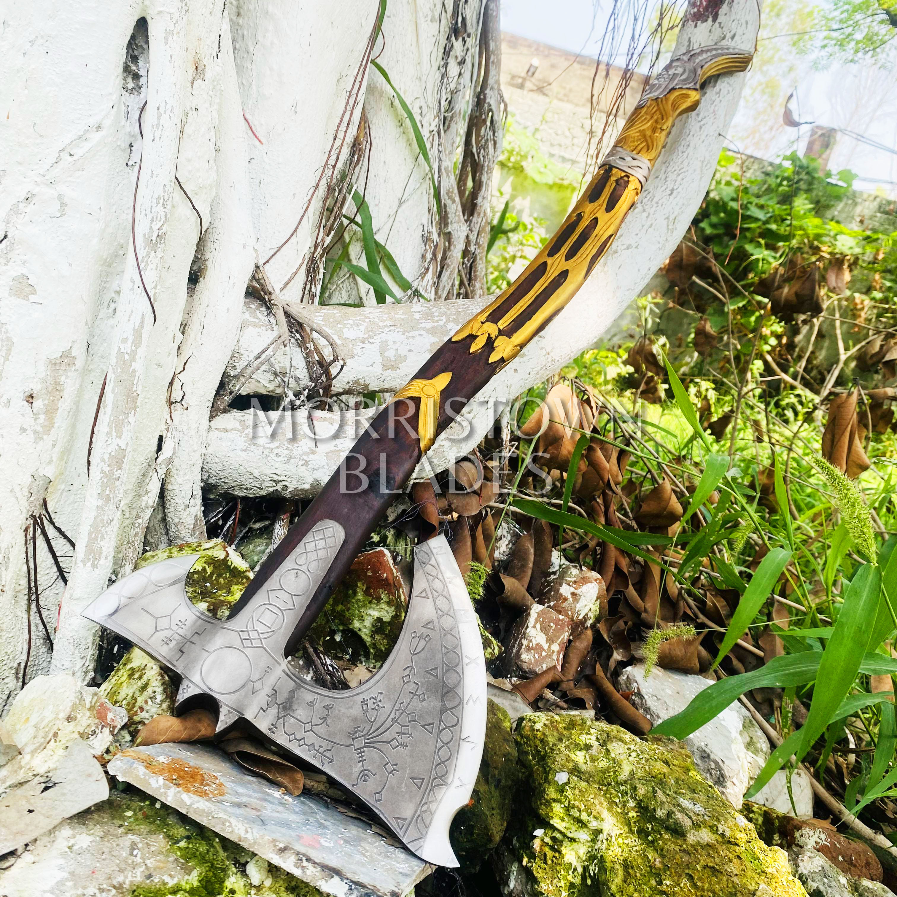 Hand forged fully Operational Leviathan God of War Axe, Kara | Inspire ...