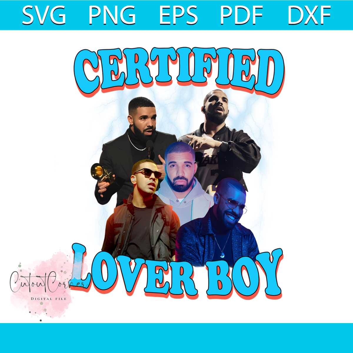 Drake BBL 90s Graphic Certified Lover Boy PNG Download - Inspire Uplift
