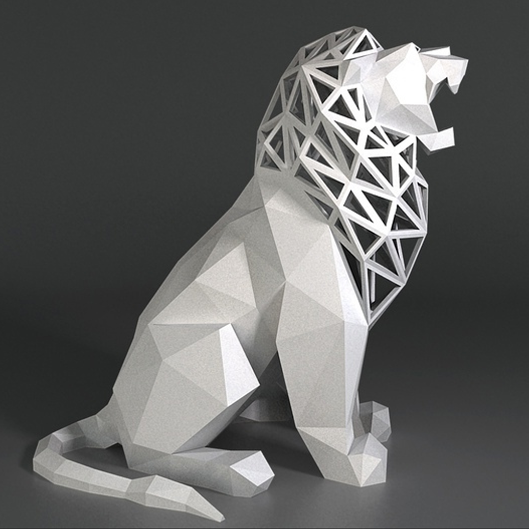 Papercraft lion, PDF | Inspire Uplift