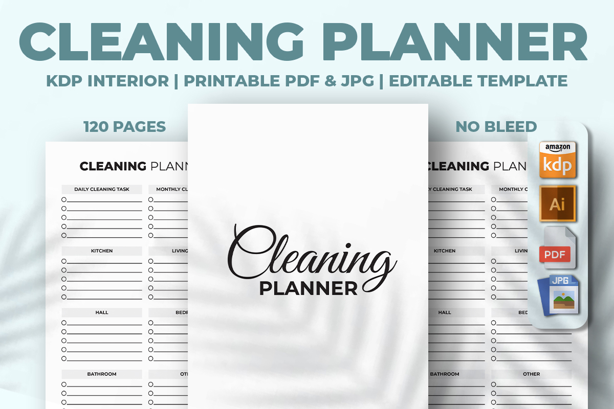 Cleaning Planner KDP Interior - Inspire Uplift