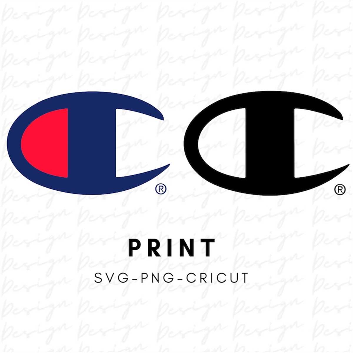 Champion PNG SVG Print Sticker | Decal | High Quality | Digi | Inspire ...