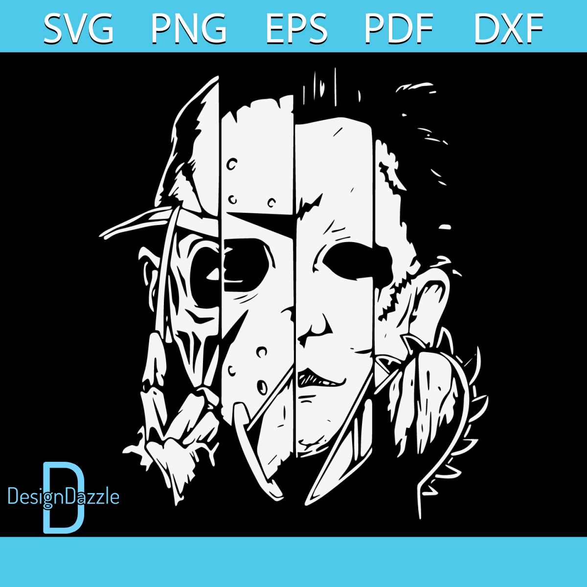 Halloween Horror Movie Killers SVG Scary Friends SVG Cricut | Inspire ...