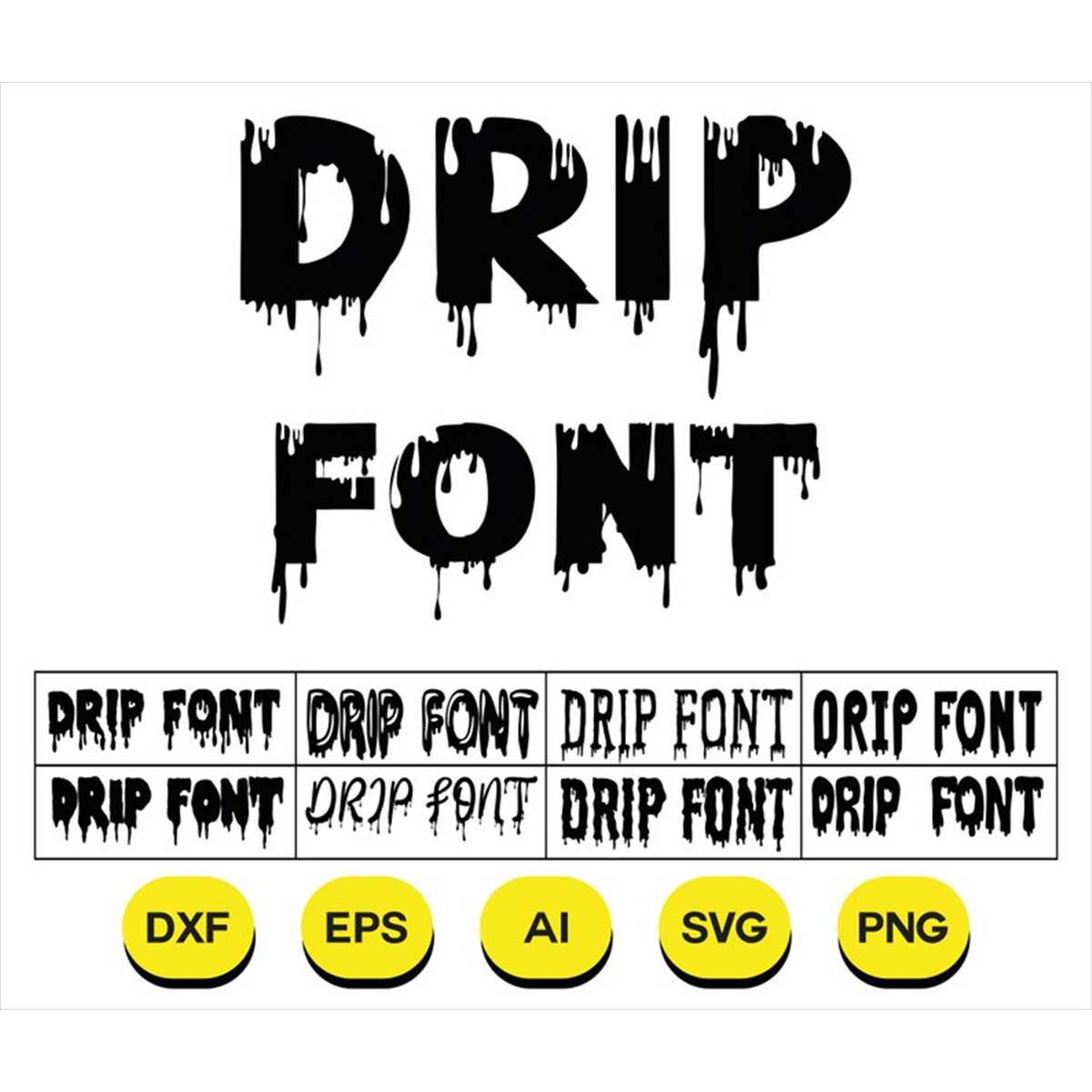 Dripping Fonts Svg, Drip Font Svg, Halloween Font Svg, Cutta - Inspire ...