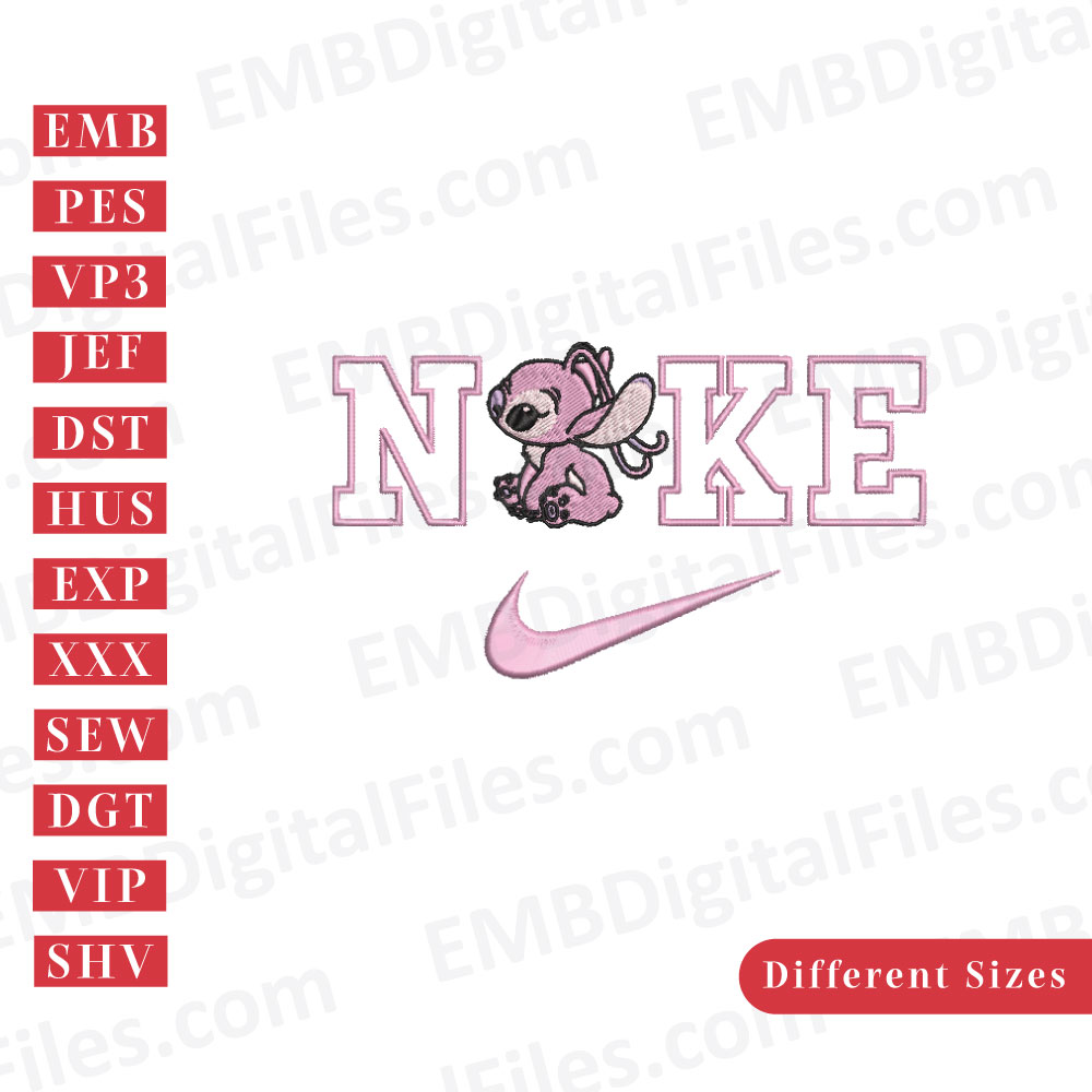 Cute Disney Angle Nike machine embroidery design, Instant do | Inspire ...