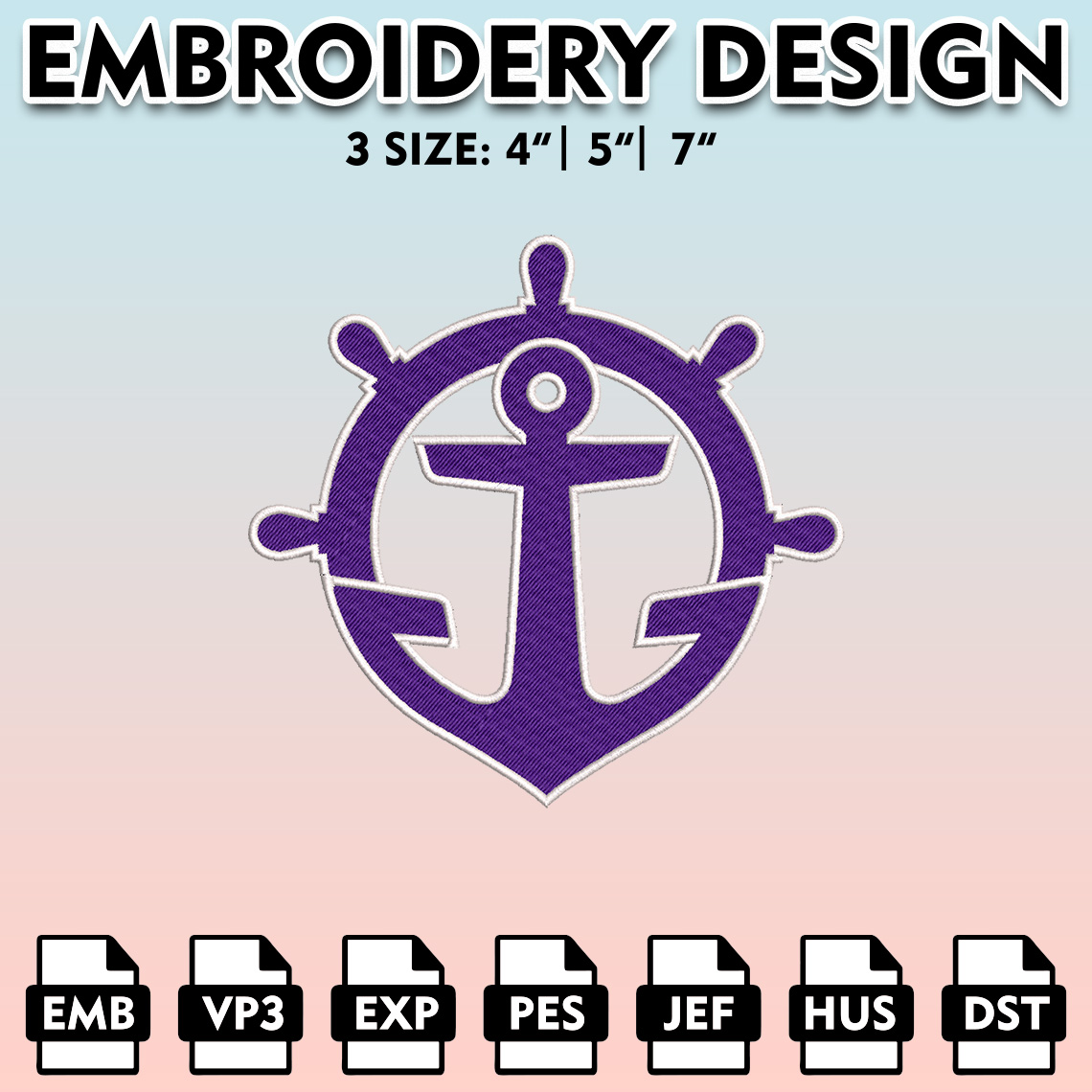 NCAA Logo Embroidery Designs, NCAA Portland Pilots, Portland | Inspire ...