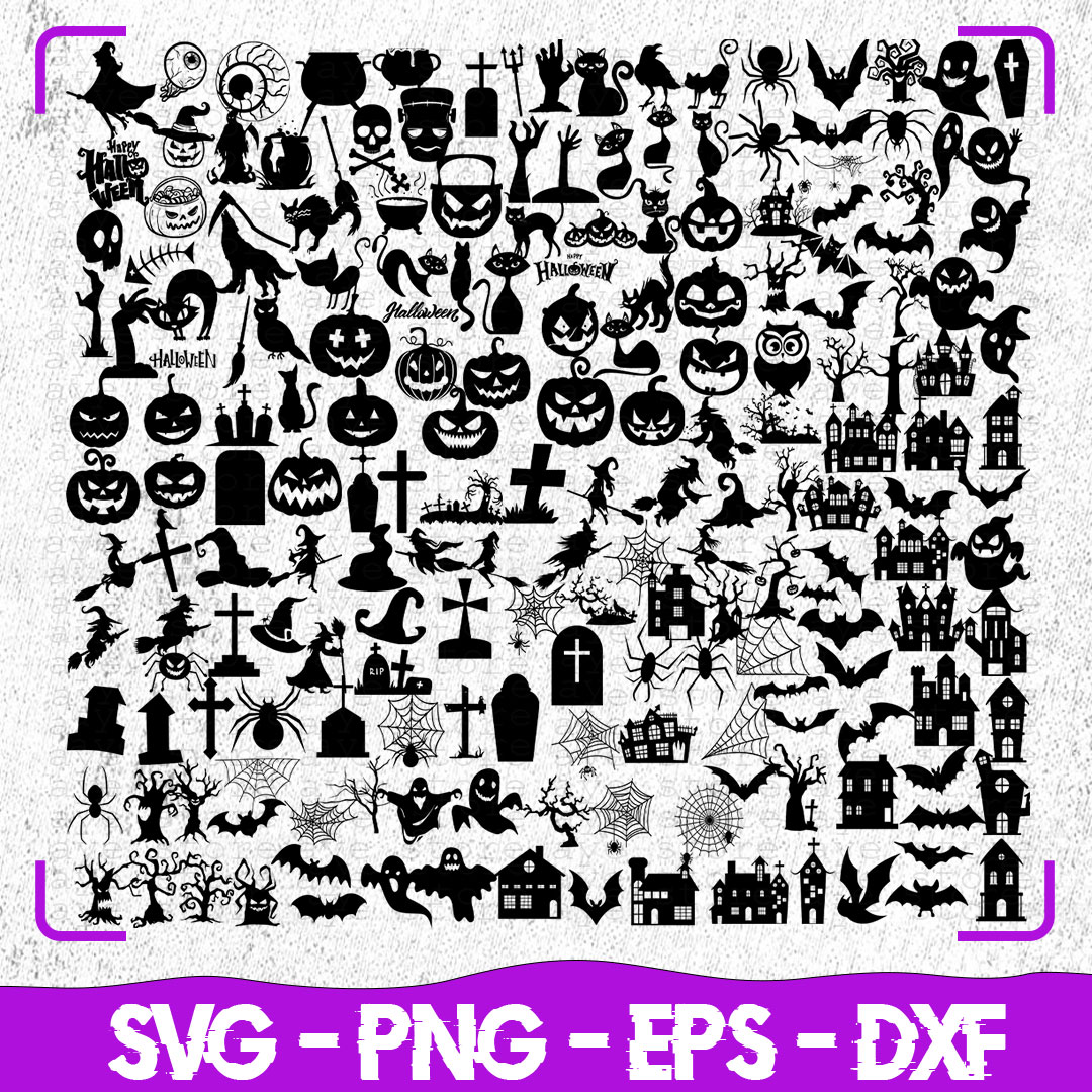 Halloween Bundle SVG,Happy Halloween Svg, Halloween Bundle D - Inspire ...