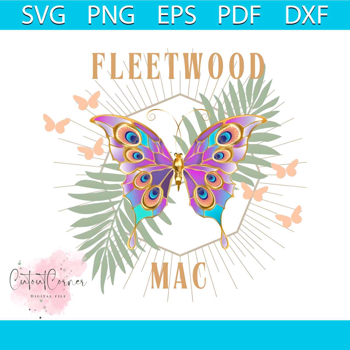 Fleetwood Mac Vintage PNG Stevie Nicks PNG Download | Inspire Uplift