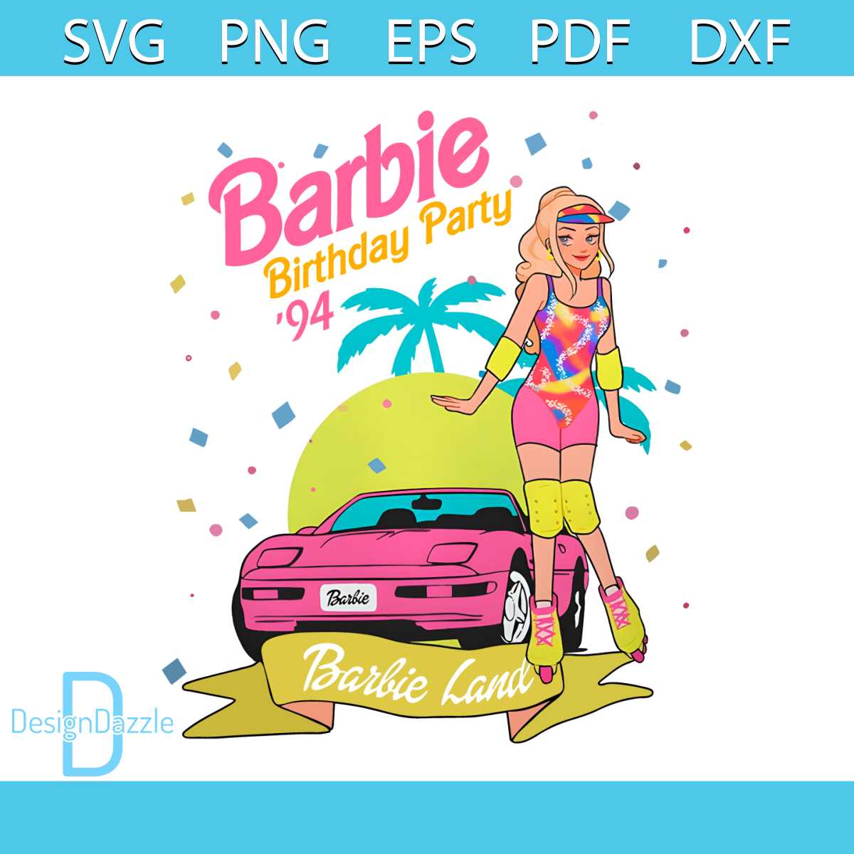 Barbie Birthday Party Come On Barbie Lets Go Party PNG File - Inspire ...