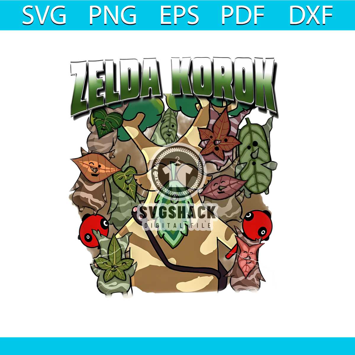 Zelda Korok PNG The Legend of Zelda PNG Silhouette File - Inspire Uplift